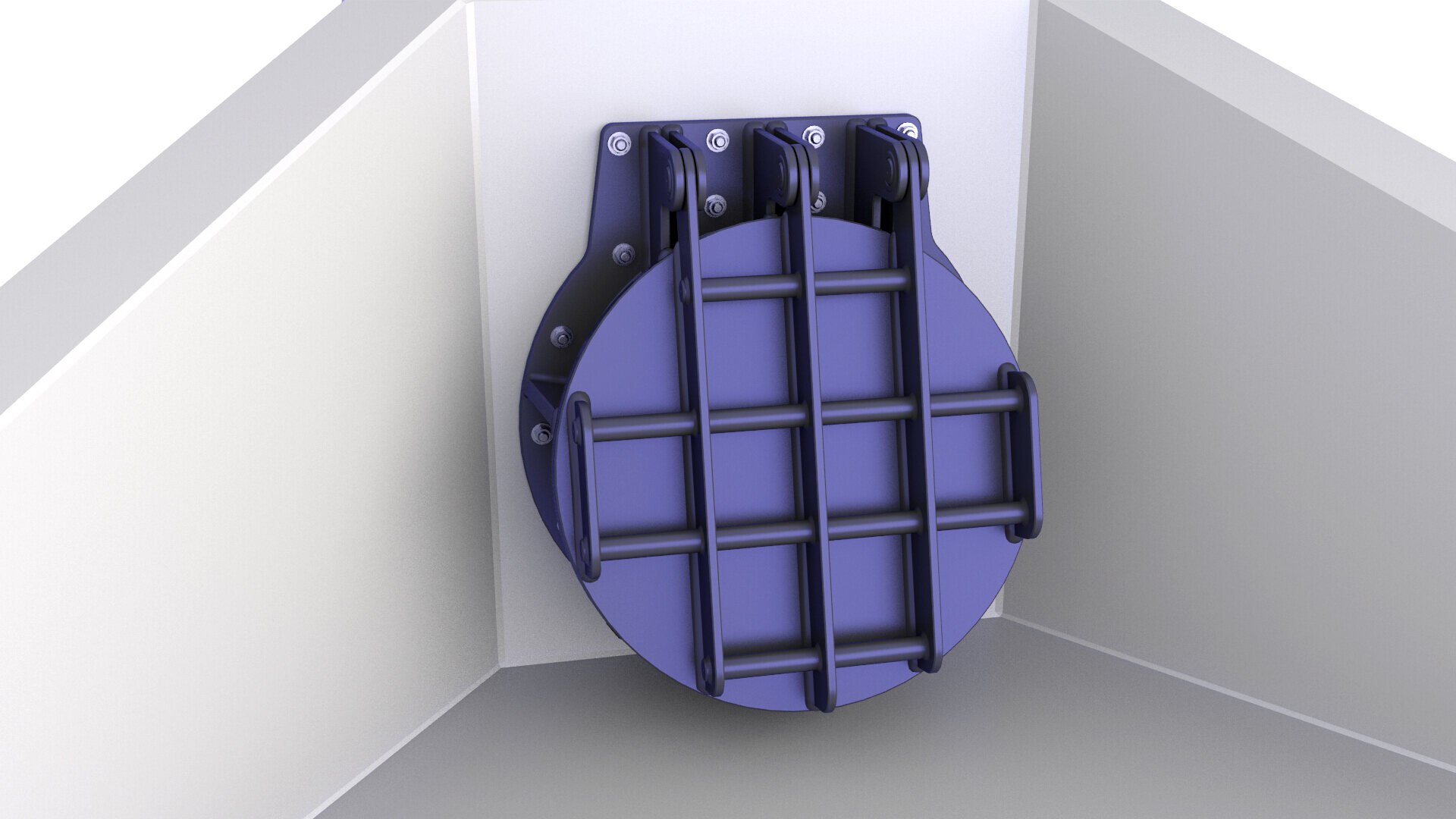 3D Concrete Sewer Storm Drain Outlet Flap Gate 12 Model - TurboSquid ...