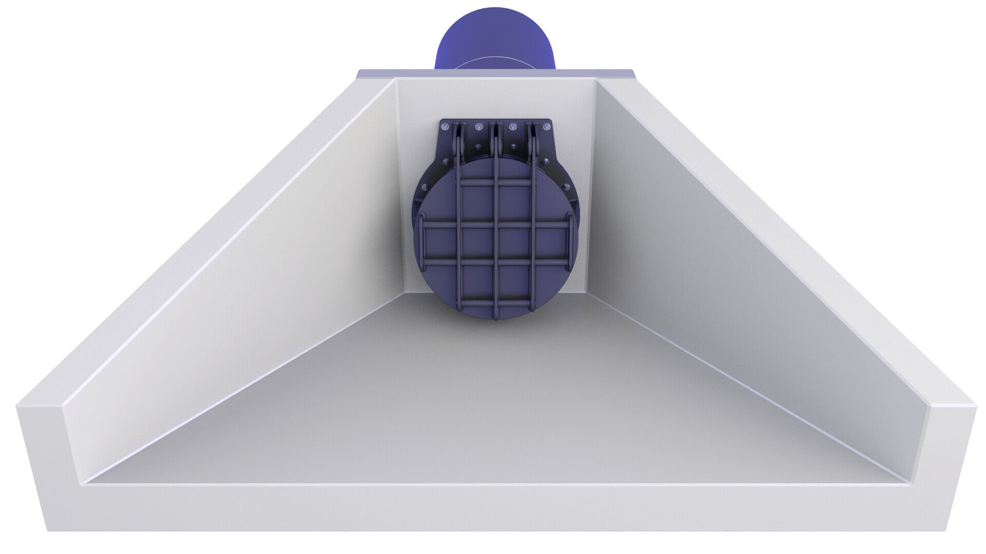 3D Concrete Sewer Storm Drain Outlet Flap Gate 12 Model - TurboSquid ...