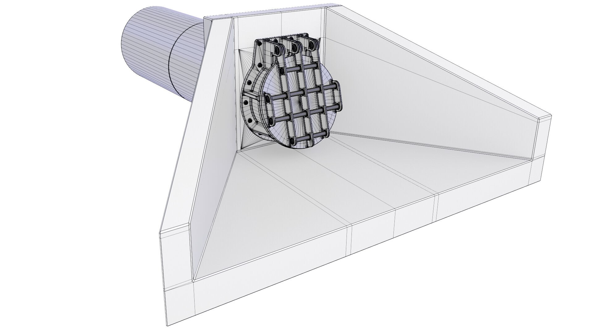 3D Concrete Sewer Storm Drain Outlet Flap Gate 12 Model - TurboSquid ...