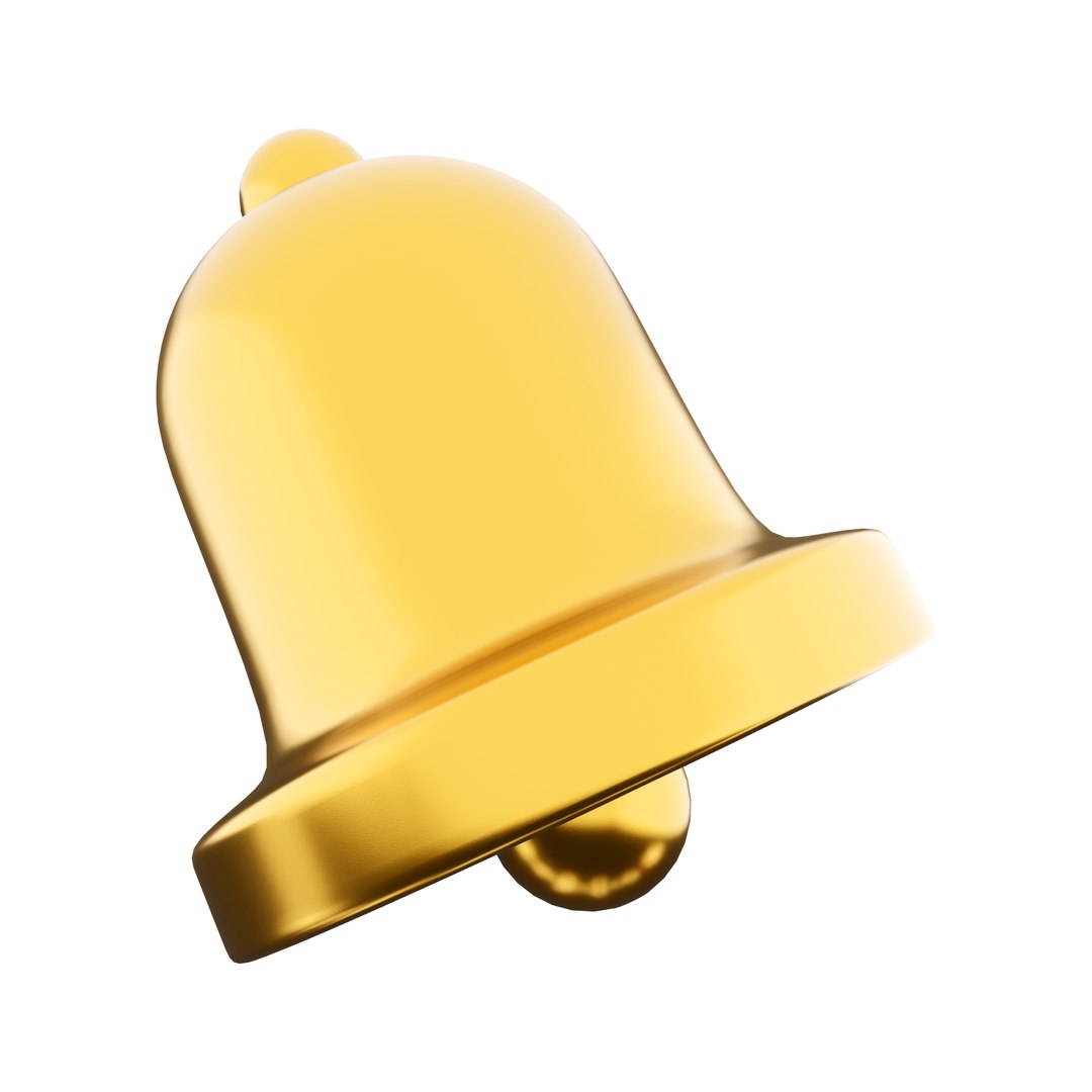 3D bell icon - TurboSquid 2065953
