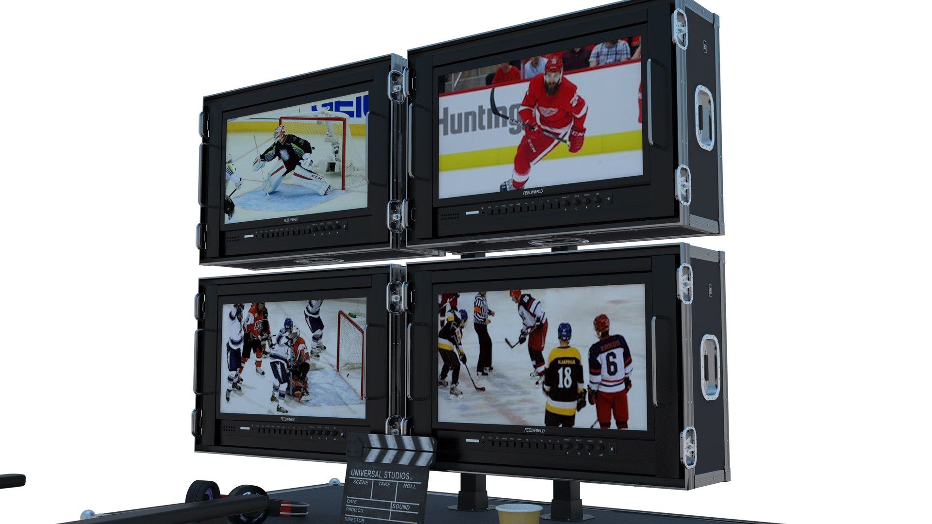 3D Director Monitor Setup Model - TurboSquid 1901558