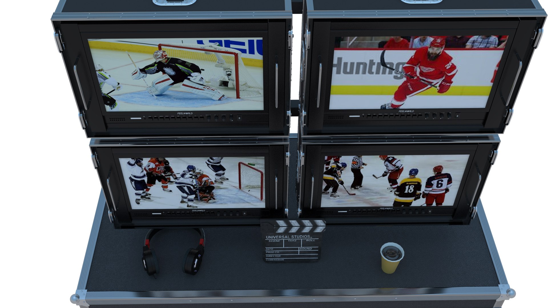 3D Director Monitor Setup Model - TurboSquid 1901558