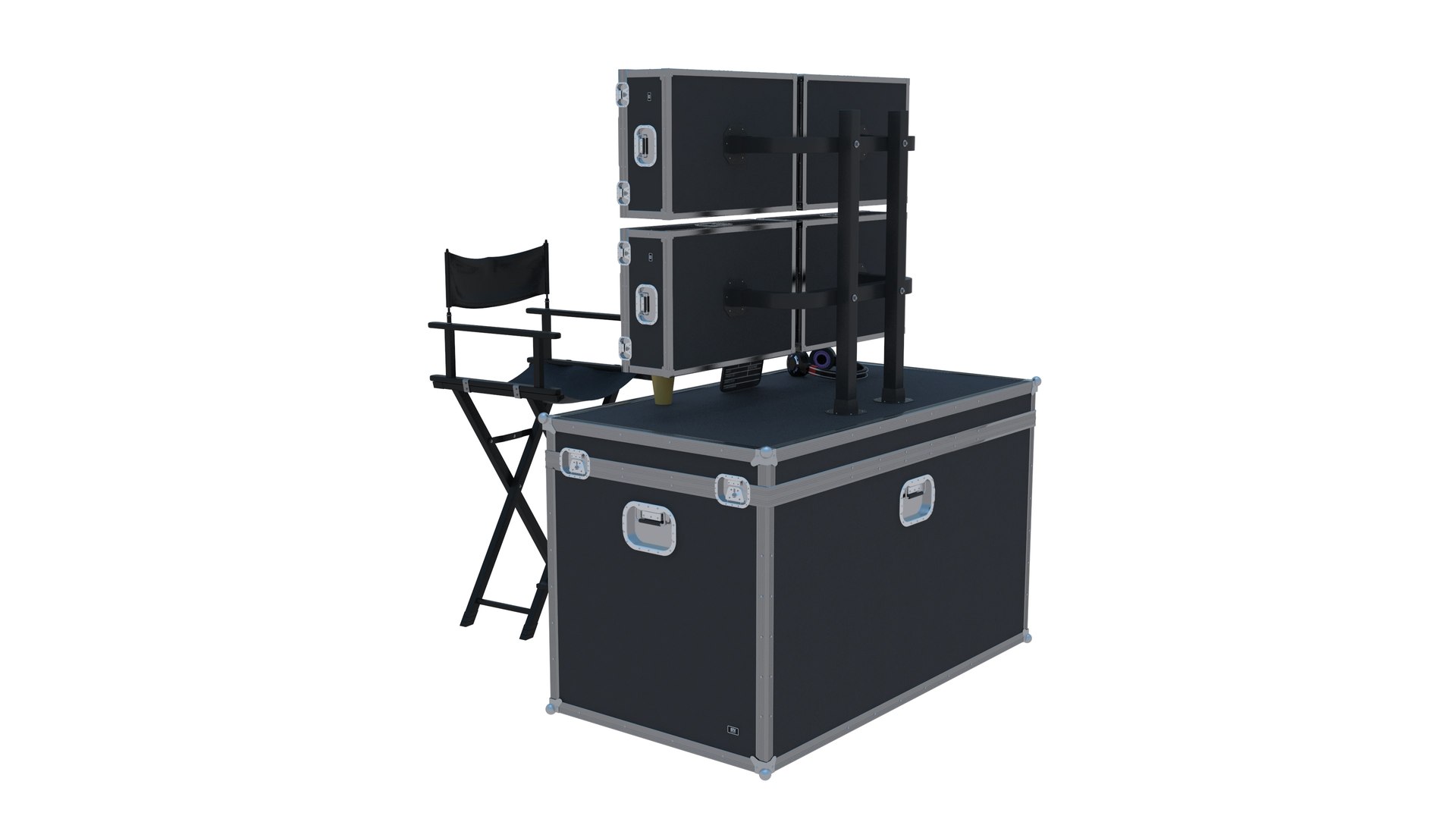 3D Director Monitor Setup Model - TurboSquid 1901558