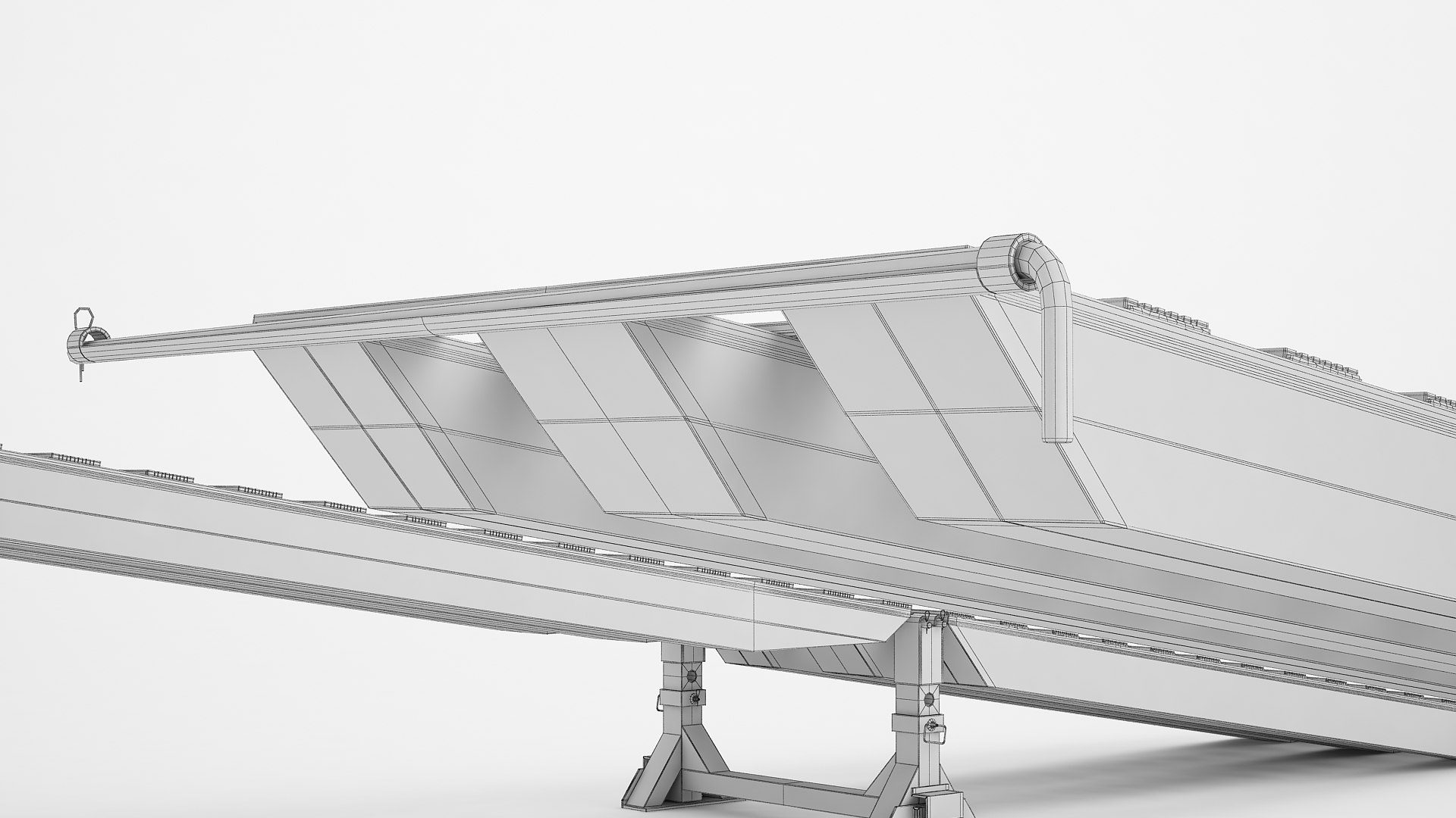 3D Model Portable Trailer Ramp 02 - TurboSquid 1817780