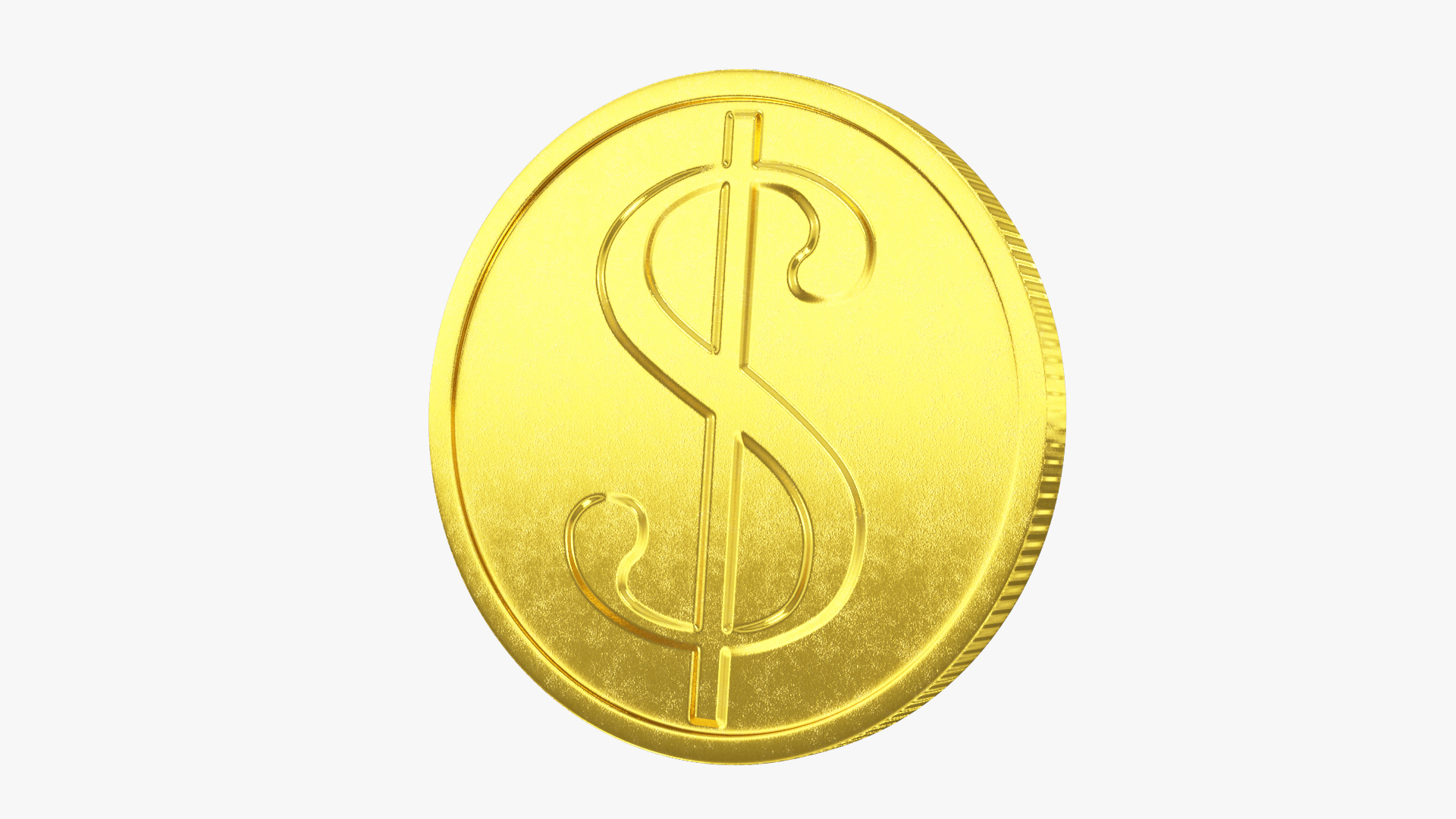 Dollar Coin V1 3D Model - TurboSquid 1954813