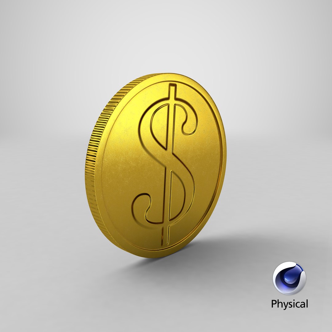 Dollar Coin V1 3D model - TurboSquid 1954813