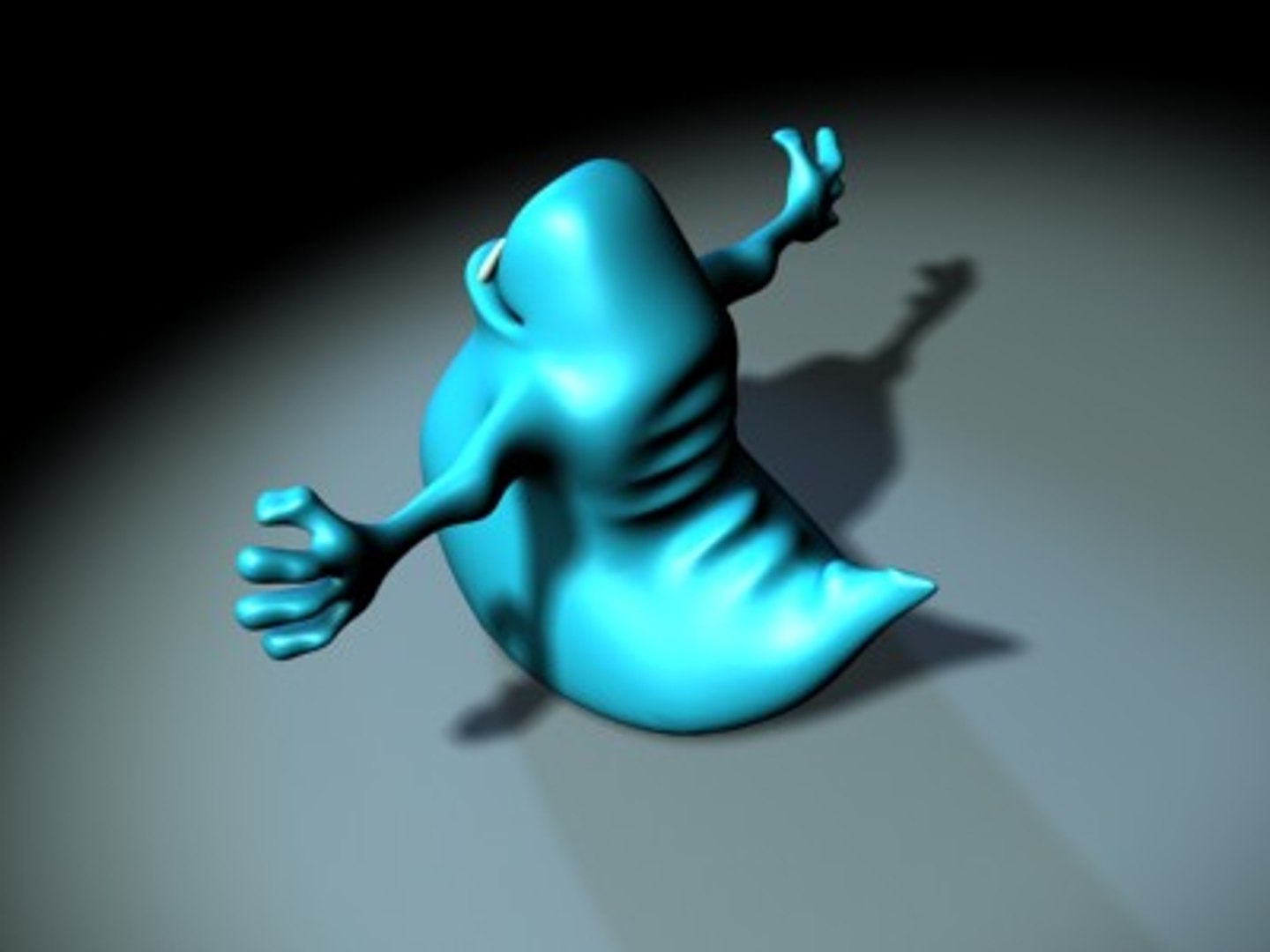 3d Monster Blob Model
