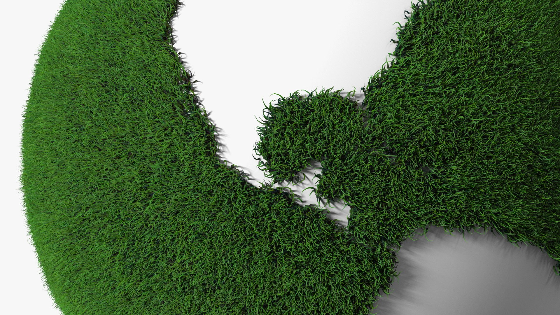 Stylized Earth With Grass Texture Fur 3D Model - TurboSquid 2185701
