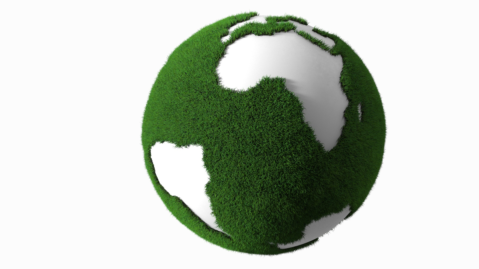 Stylized Earth With Grass Texture Fur 3D Model - TurboSquid 2185701