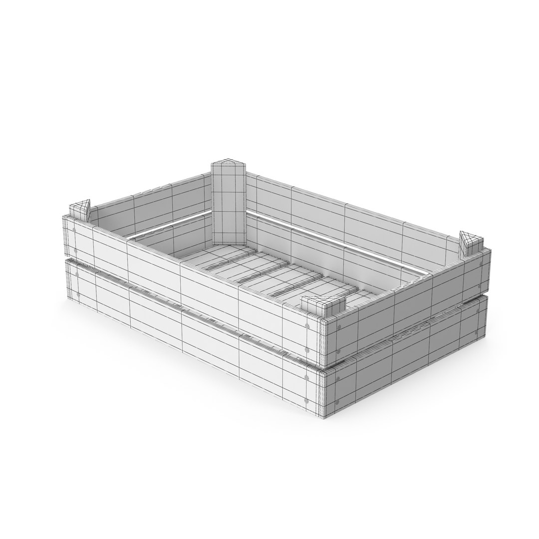 Wooden Crate Model - TurboSquid 2016739