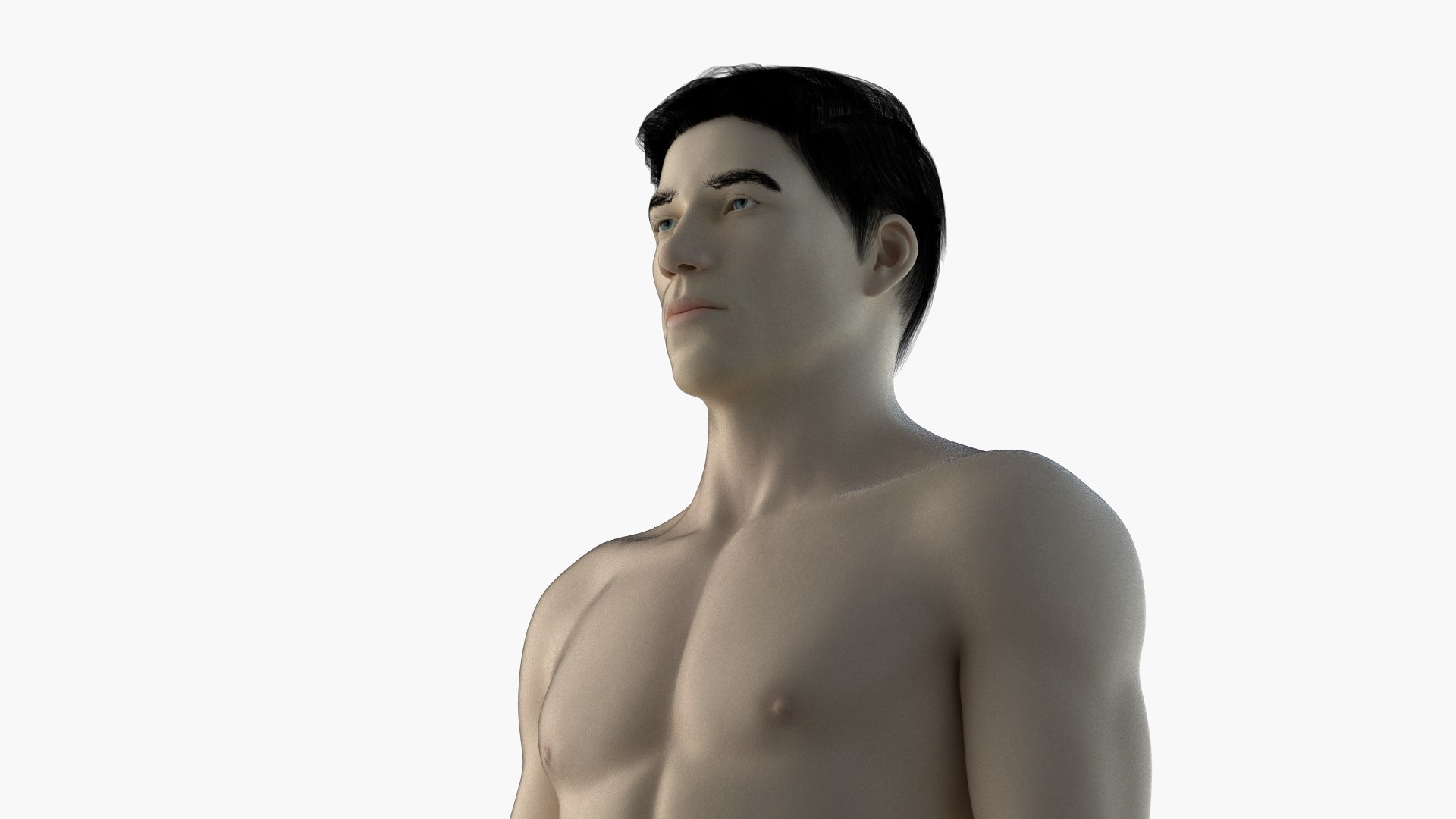 3D model skin asian male skeleton - TurboSquid 1497681