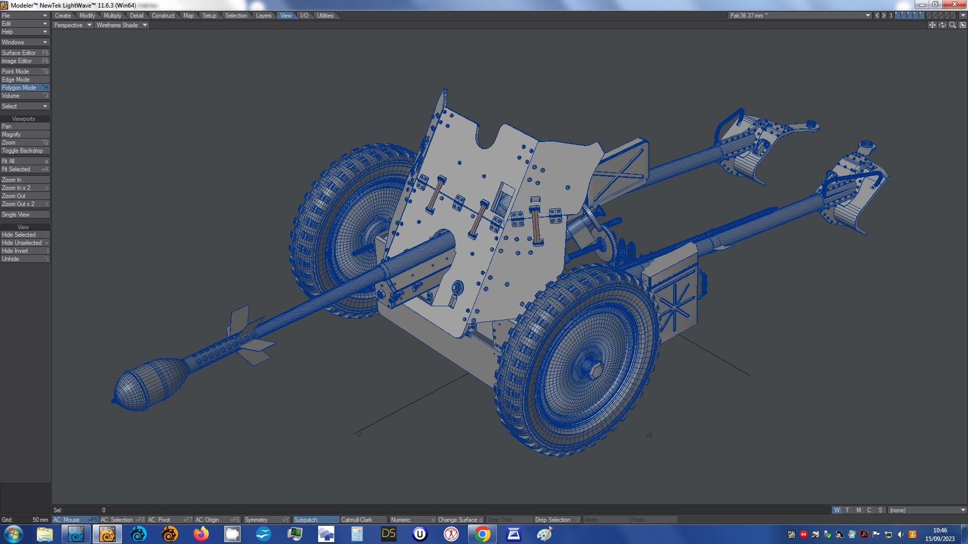 3D Model Pak36 With Ammunition And StielGrenate41 - TurboSquid 2125324