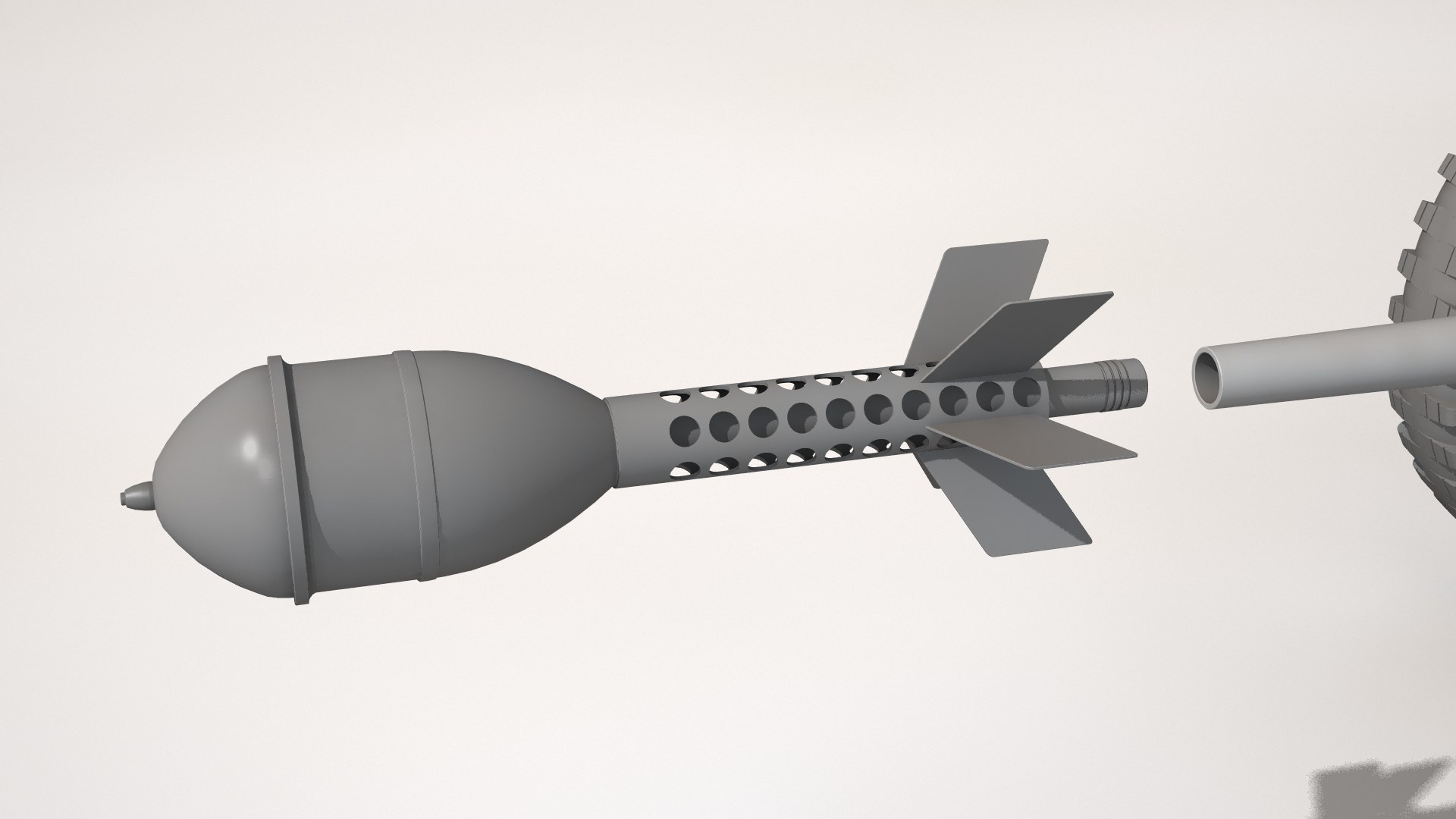 3D Model Pak36 With Ammunition And StielGrenate41 - TurboSquid 2125324