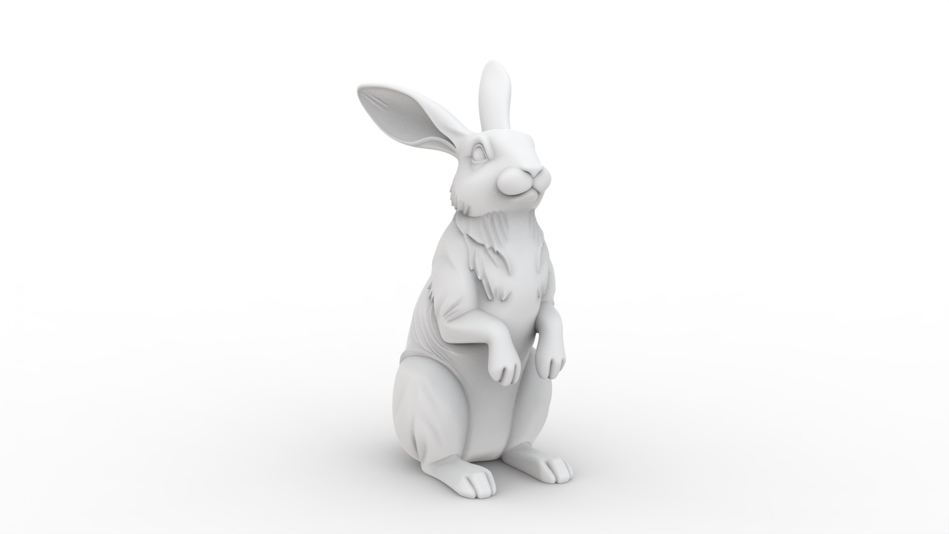 3D Rabbit Sculpture 3D Print Model - TurboSquid 2435200