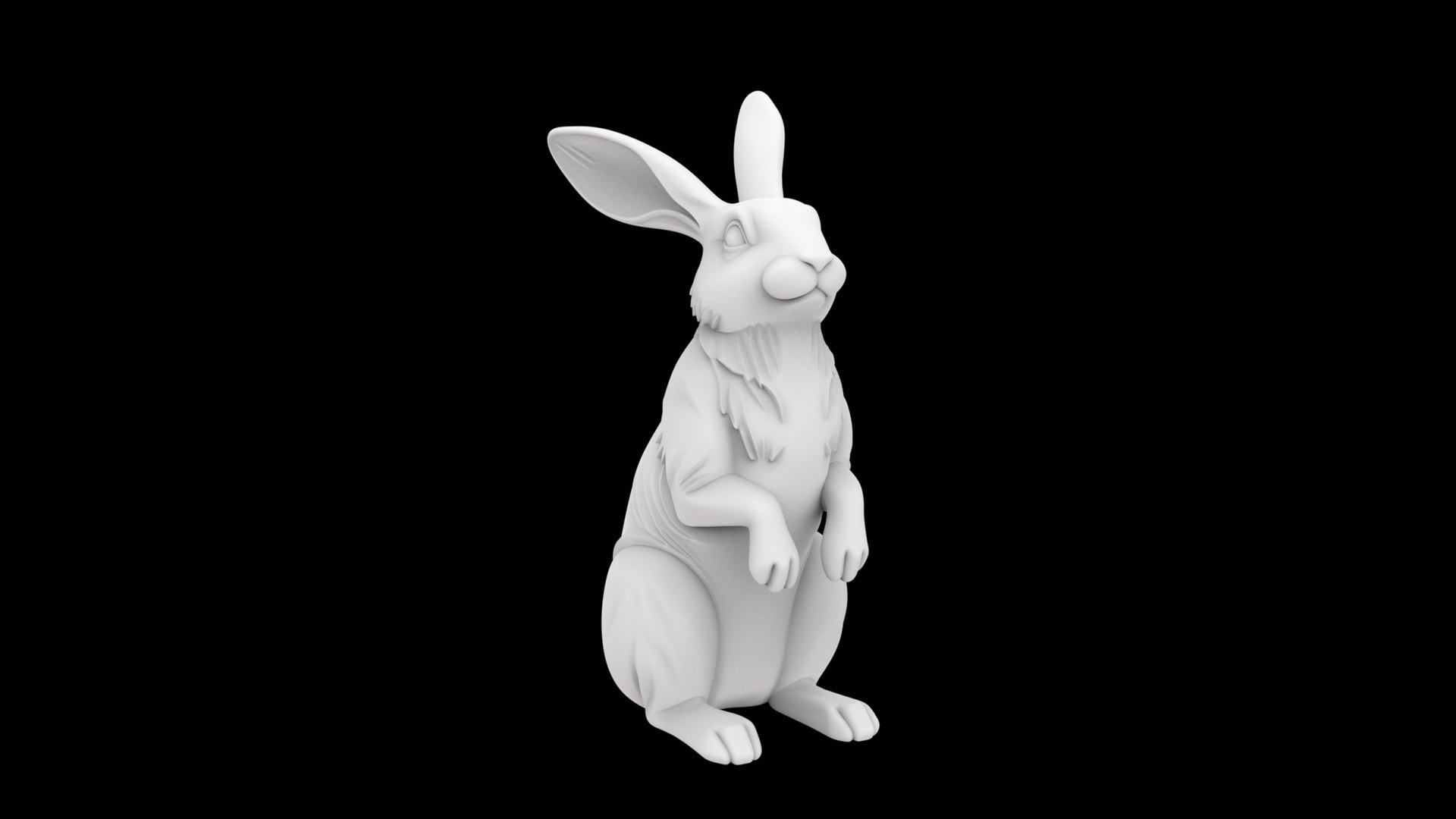 3D Rabbit Sculpture 3D Print Model - TurboSquid 2435200
