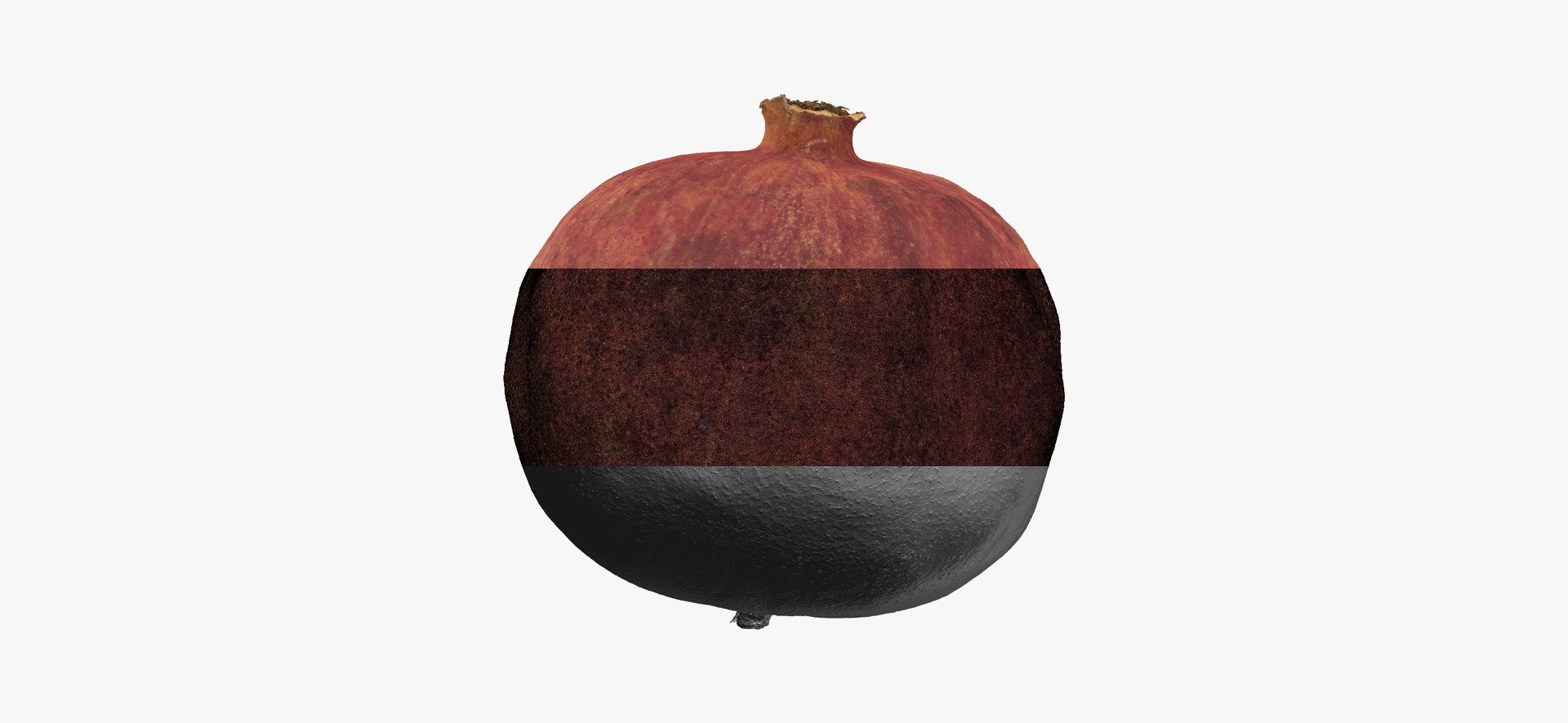 Pomegranate 02 raw scan model - TurboSquid 1664648