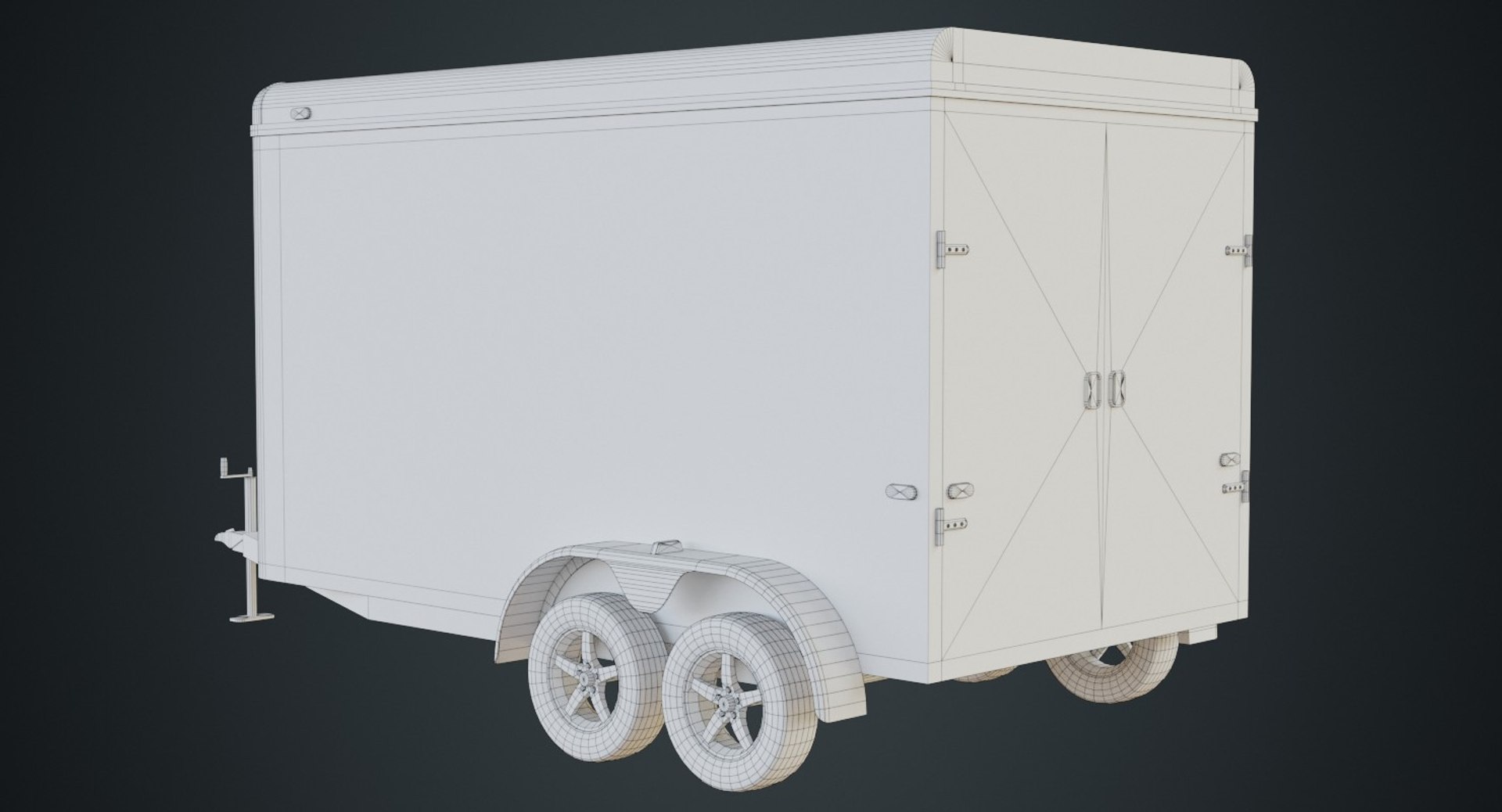 3D Cargo Trailer - TurboSquid 1395274