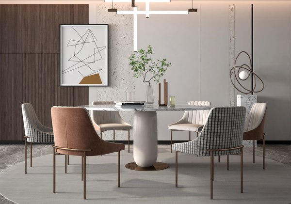 3D model dining room set - TurboSquid 2033301