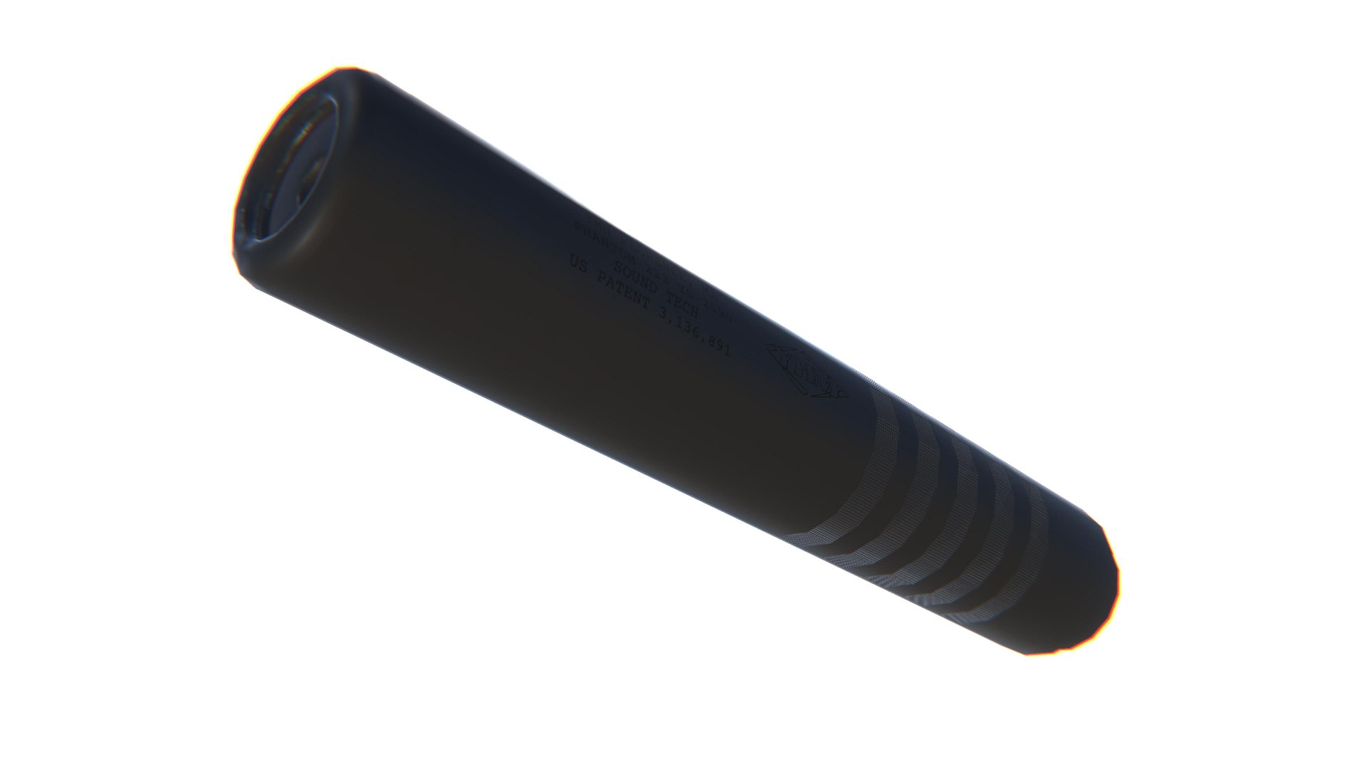 Tactical Silencer 5-56x45 Low-poly 3D model - TurboSquid 1799753
