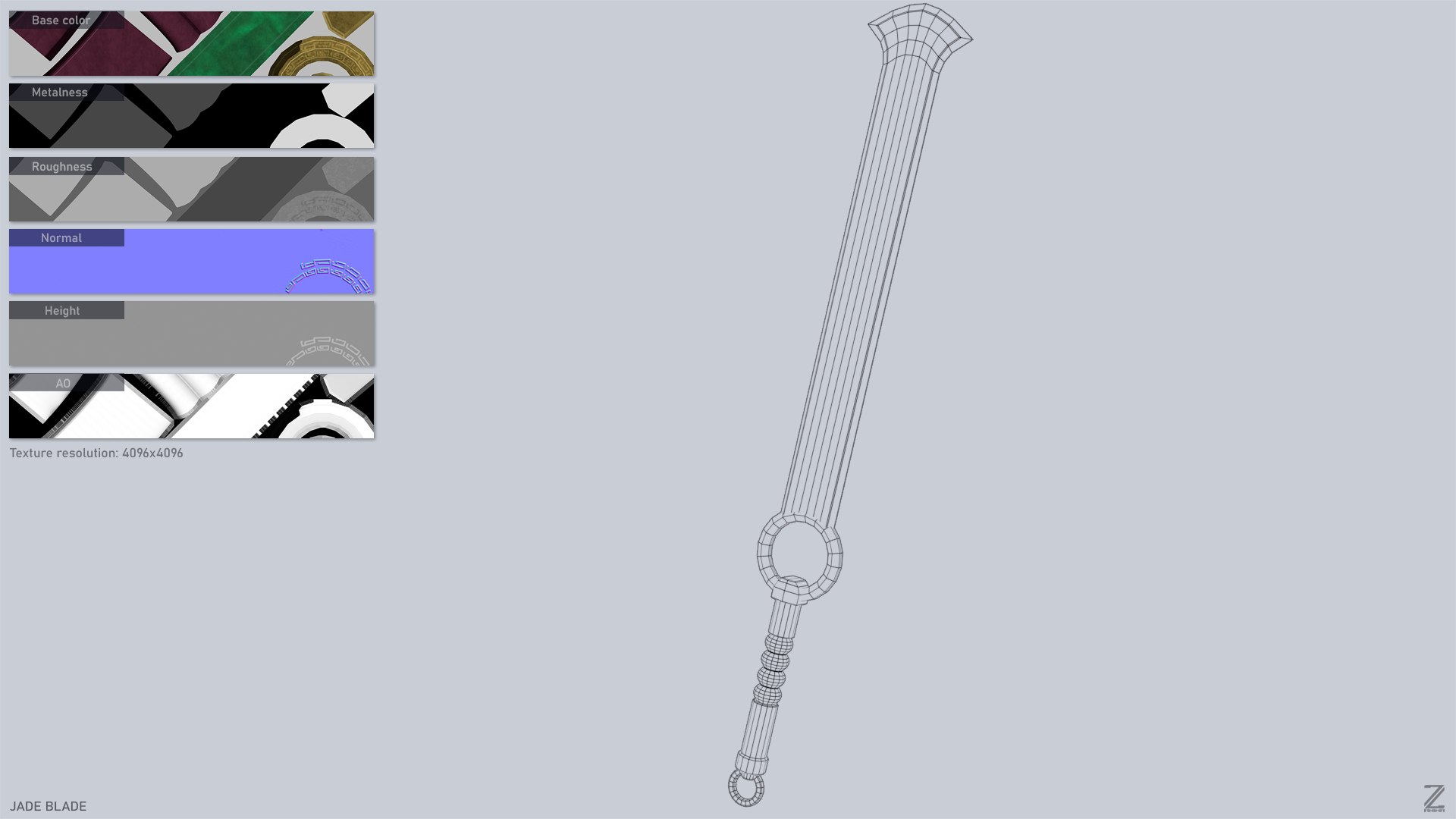 3D Jade Blade Collection - TurboSquid 2220411