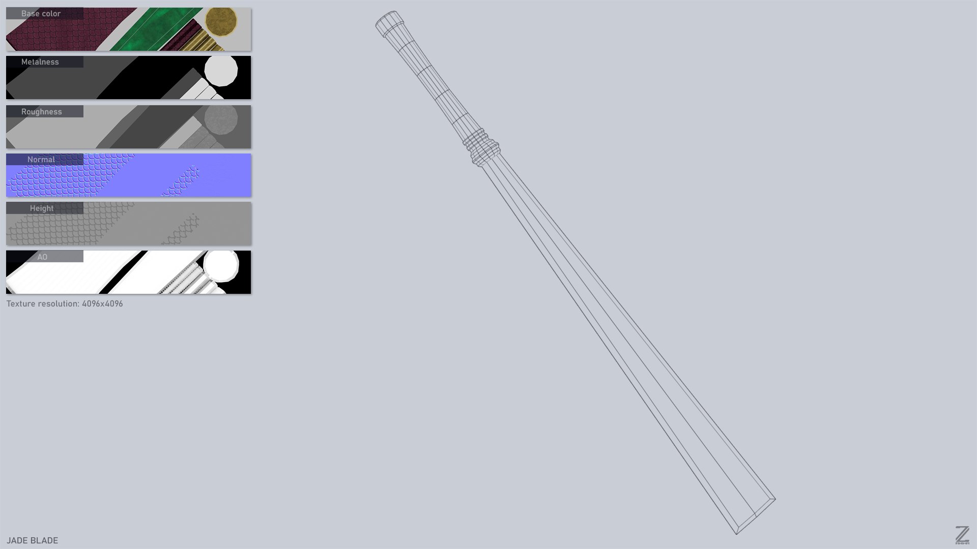 3D Jade Blade Collection - TurboSquid 2220411