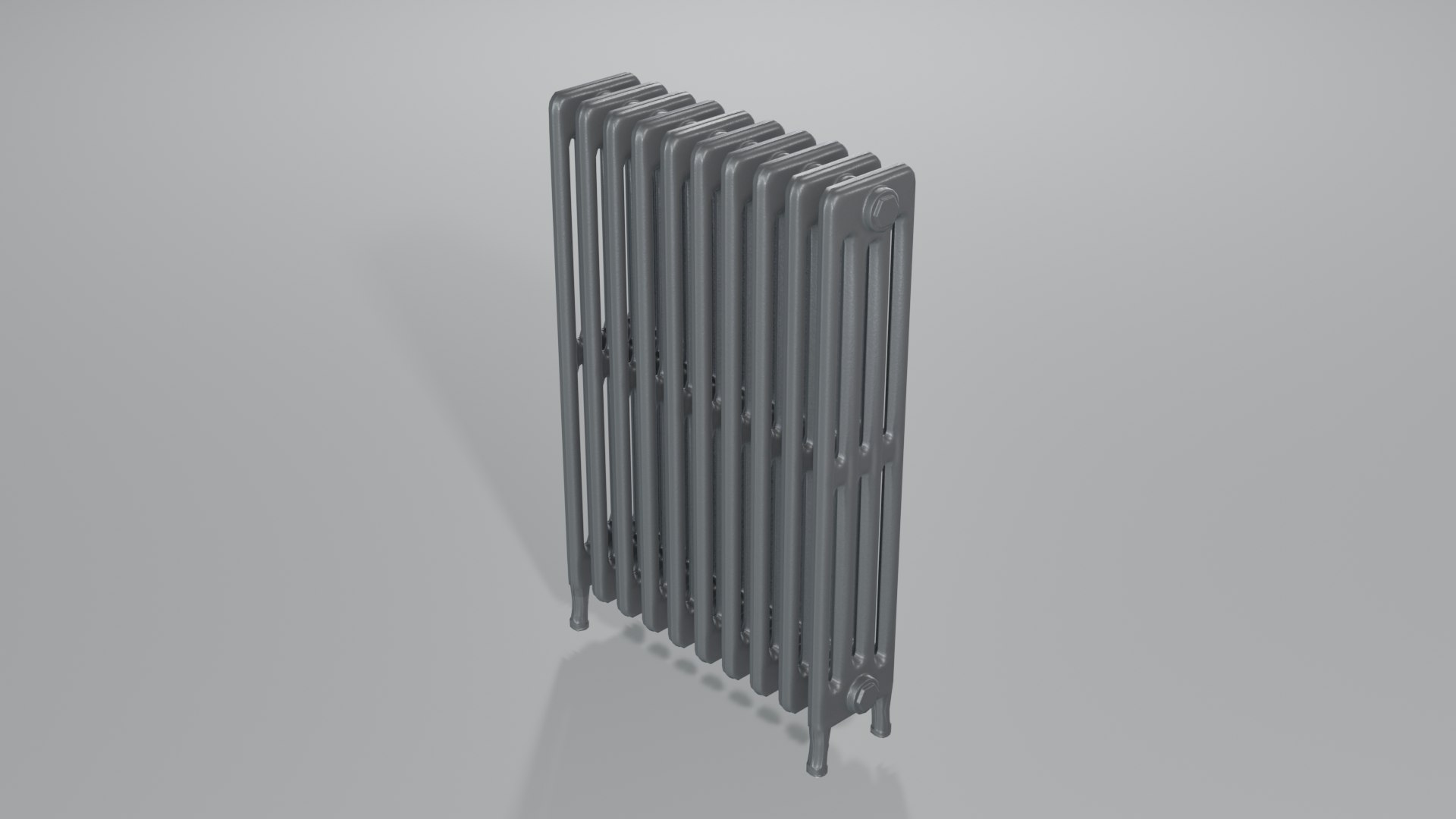 Classic Cast Iron Radiator 4C10 3D Model - TurboSquid 2357447