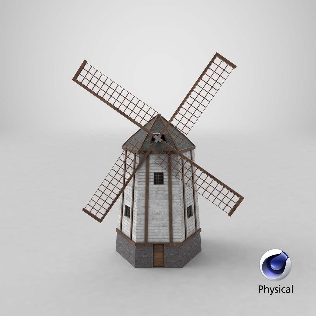 Windmill Pbr 3D Model - TurboSquid 1285395