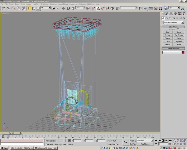 castle gatehouse 3d model