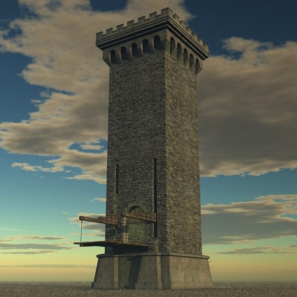 castle gatehouse 3d model