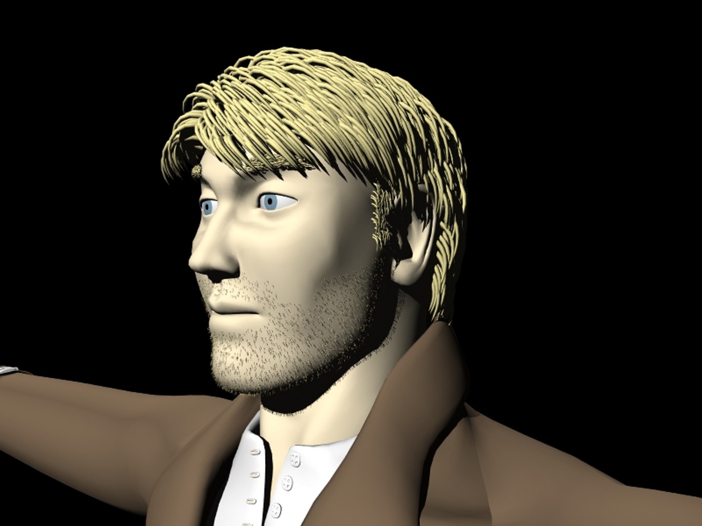 3d Male Character Man Model