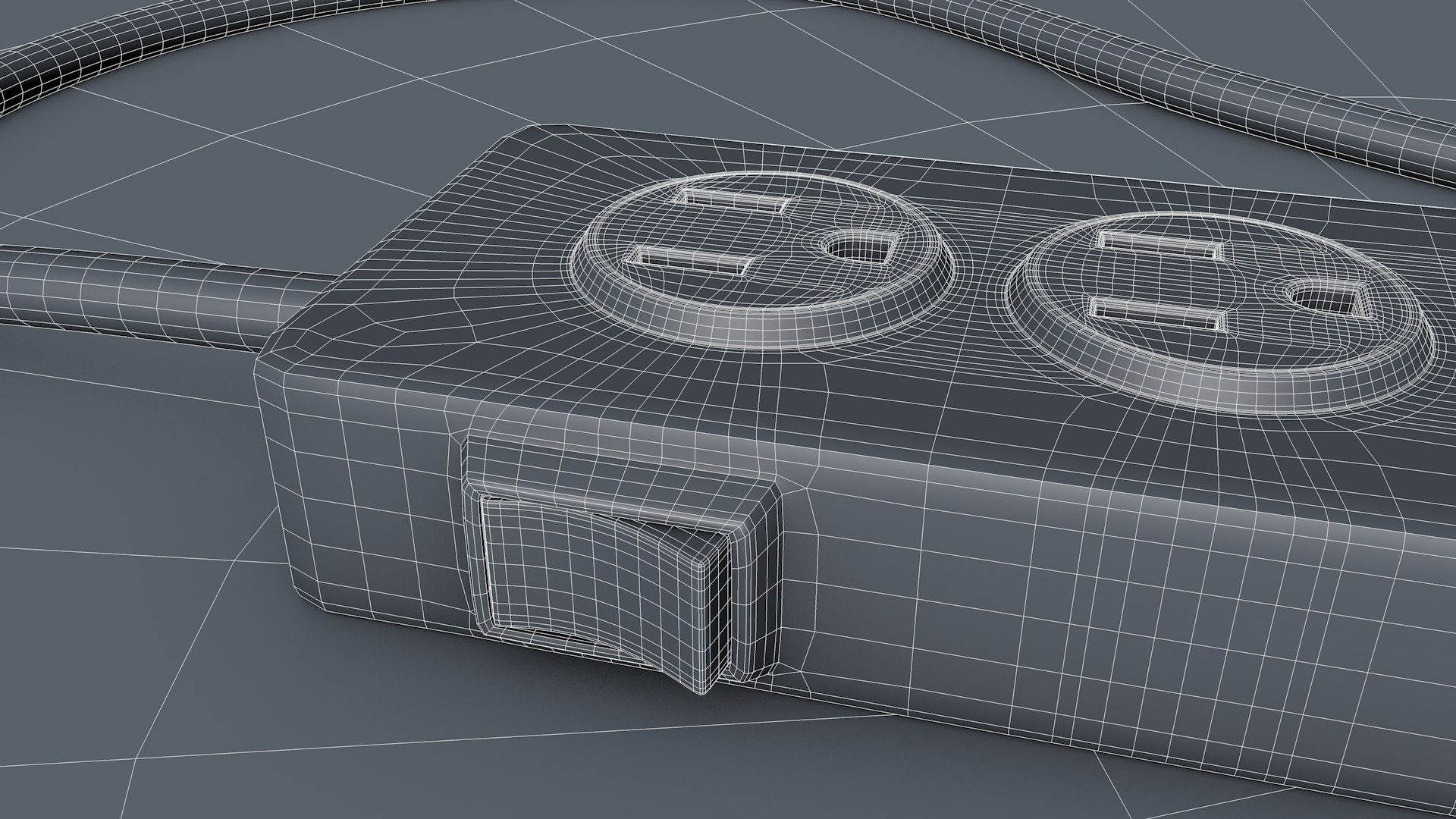 Power cord model - TurboSquid 1377832