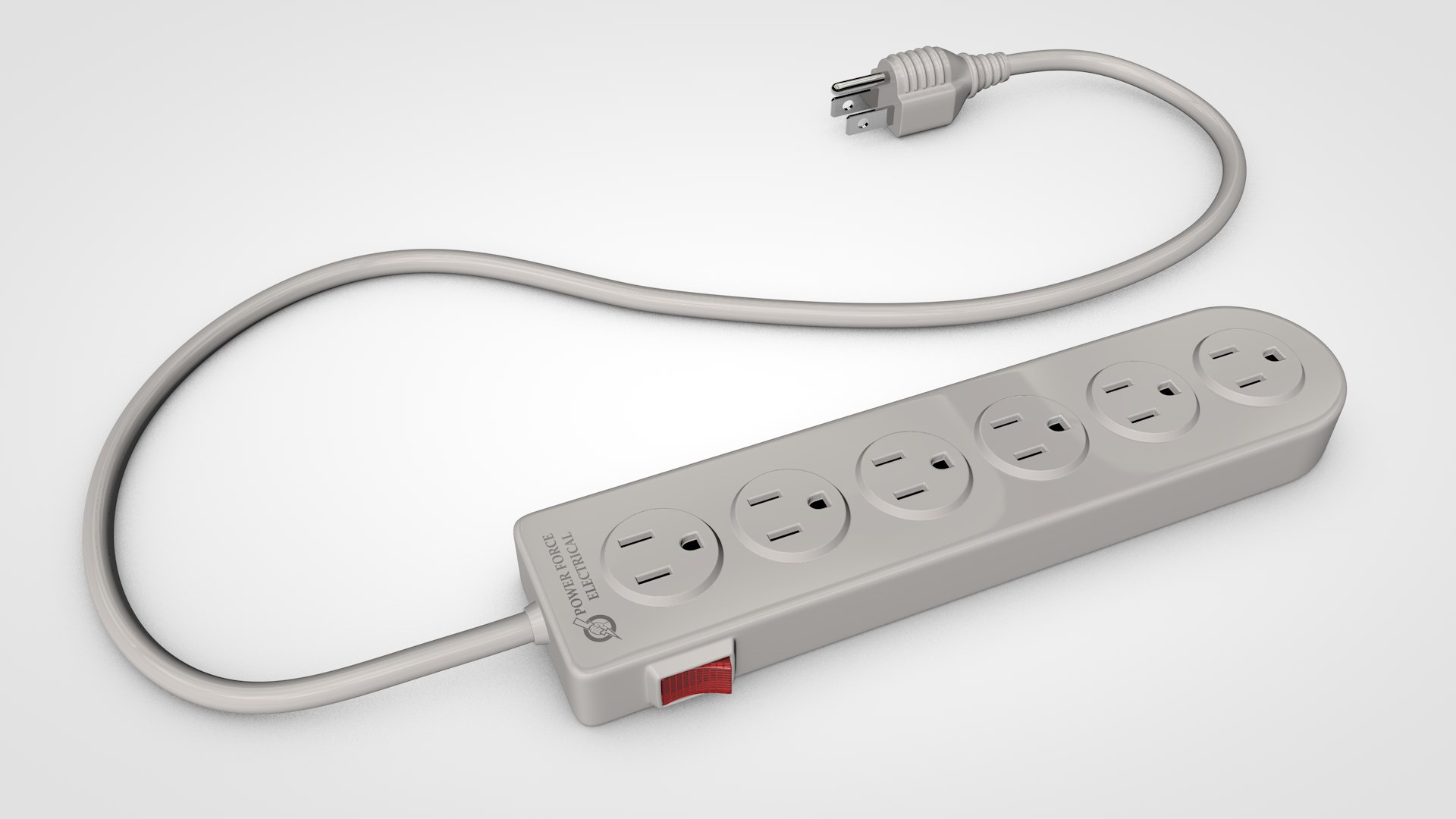 Power cord model - TurboSquid 1377832