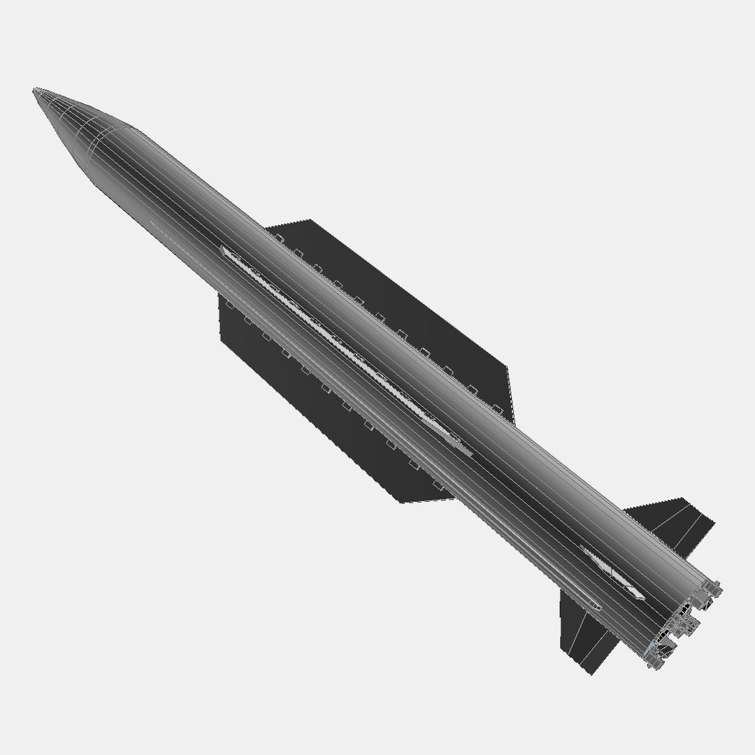 Chinese Ballistic Missile Sy-400 3d Model