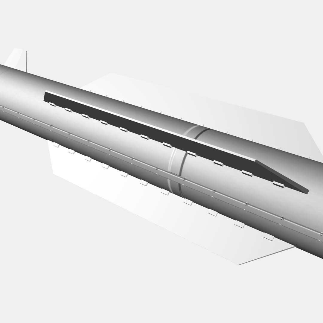 Chinese Ballistic Missile Sy-400 3d Model