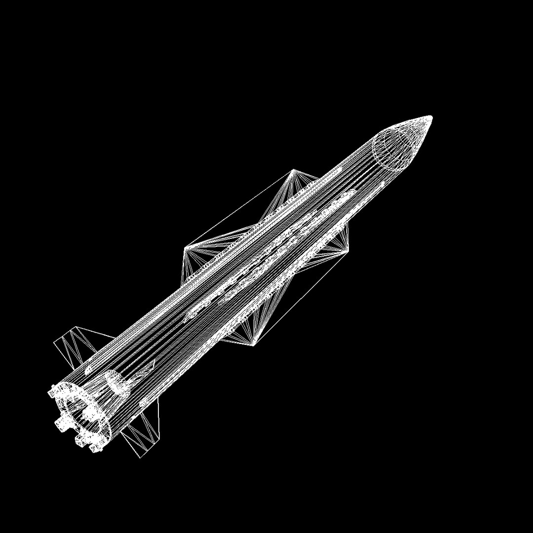 Chinese Ballistic Missile Sy-400 3d Model