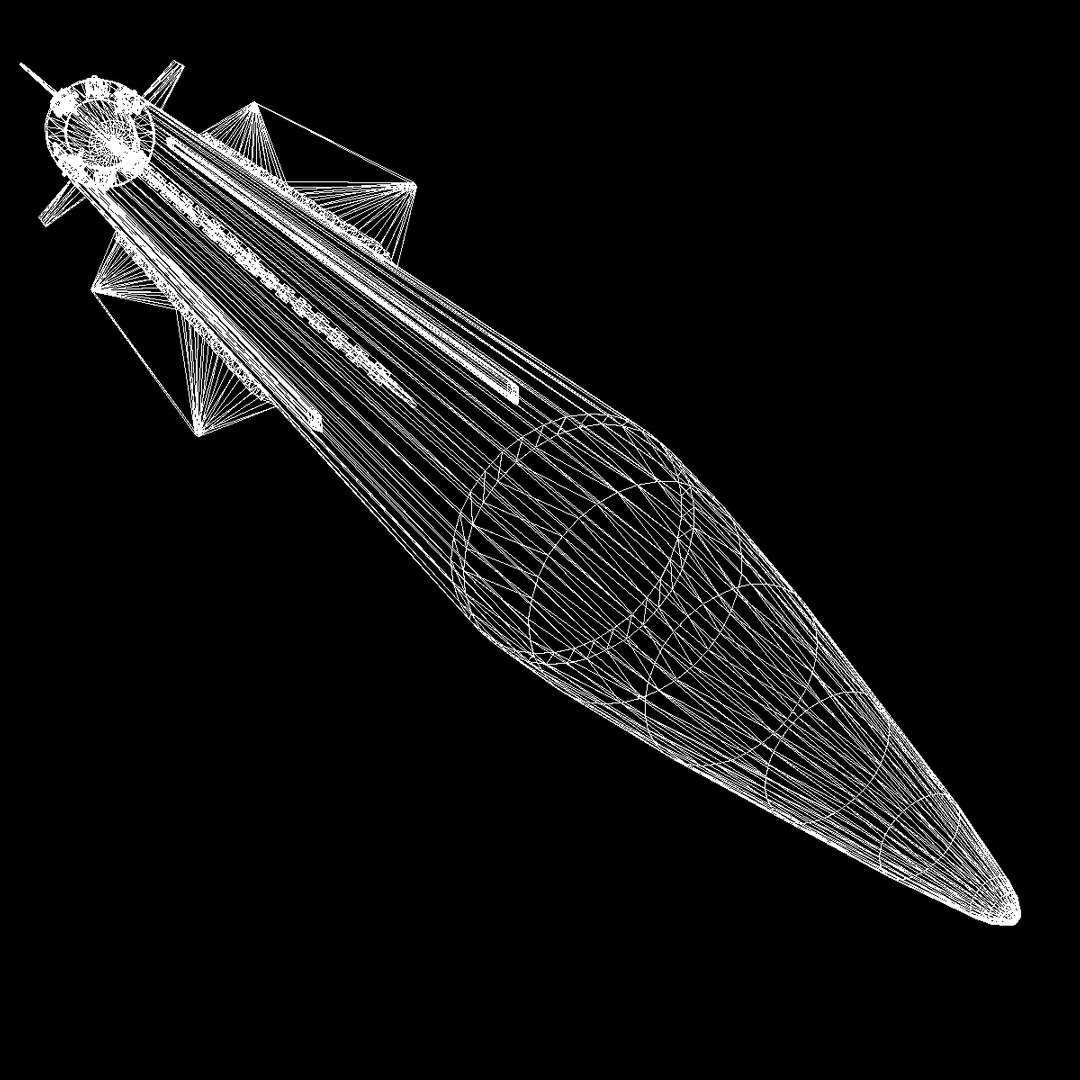 Chinese Ballistic Missile Sy-400 3d Model