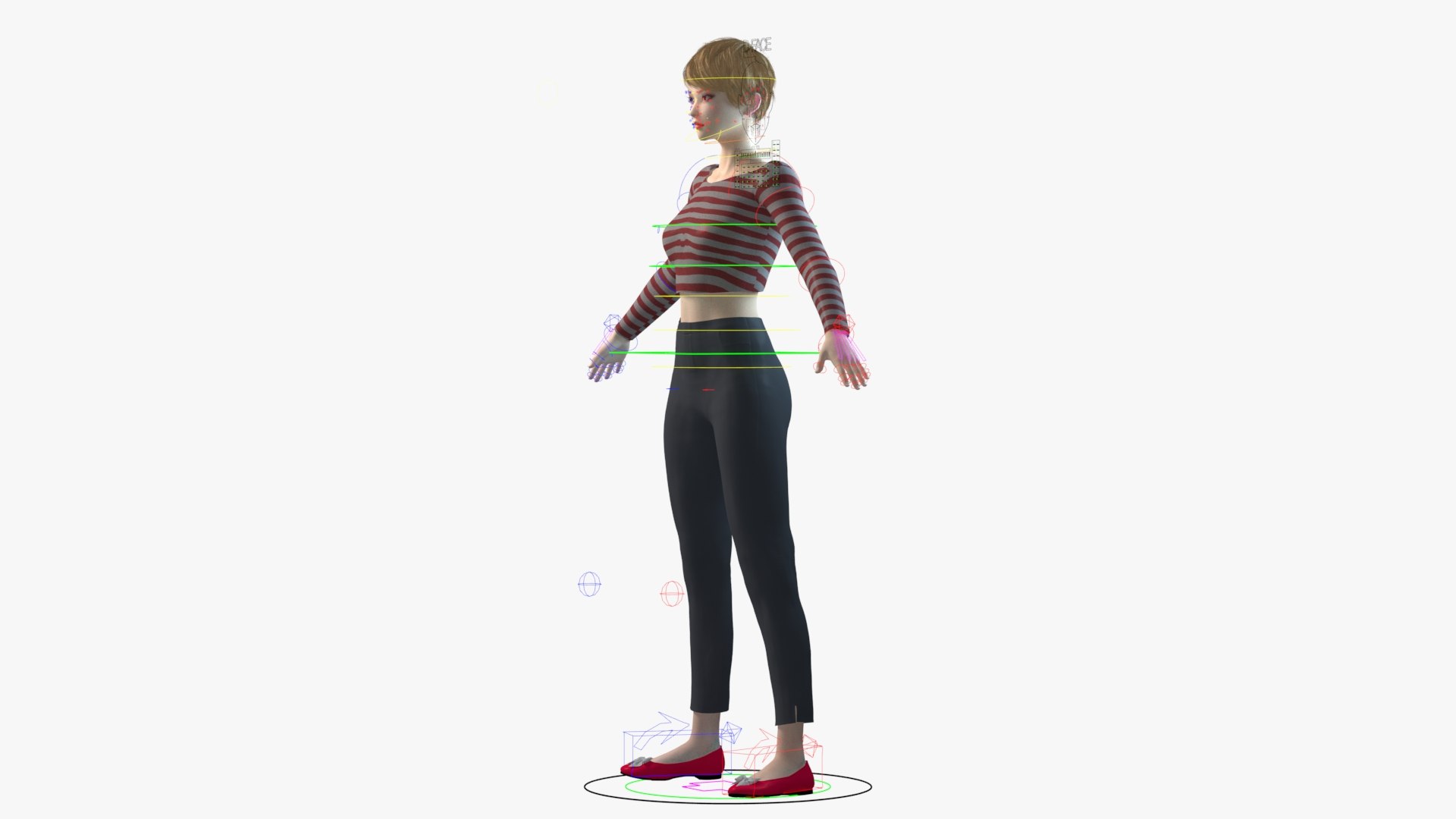 Female Rigged 3D Model - TurboSquid 1709697