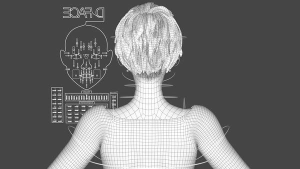 Female rigged 3D model - TurboSquid 1709697