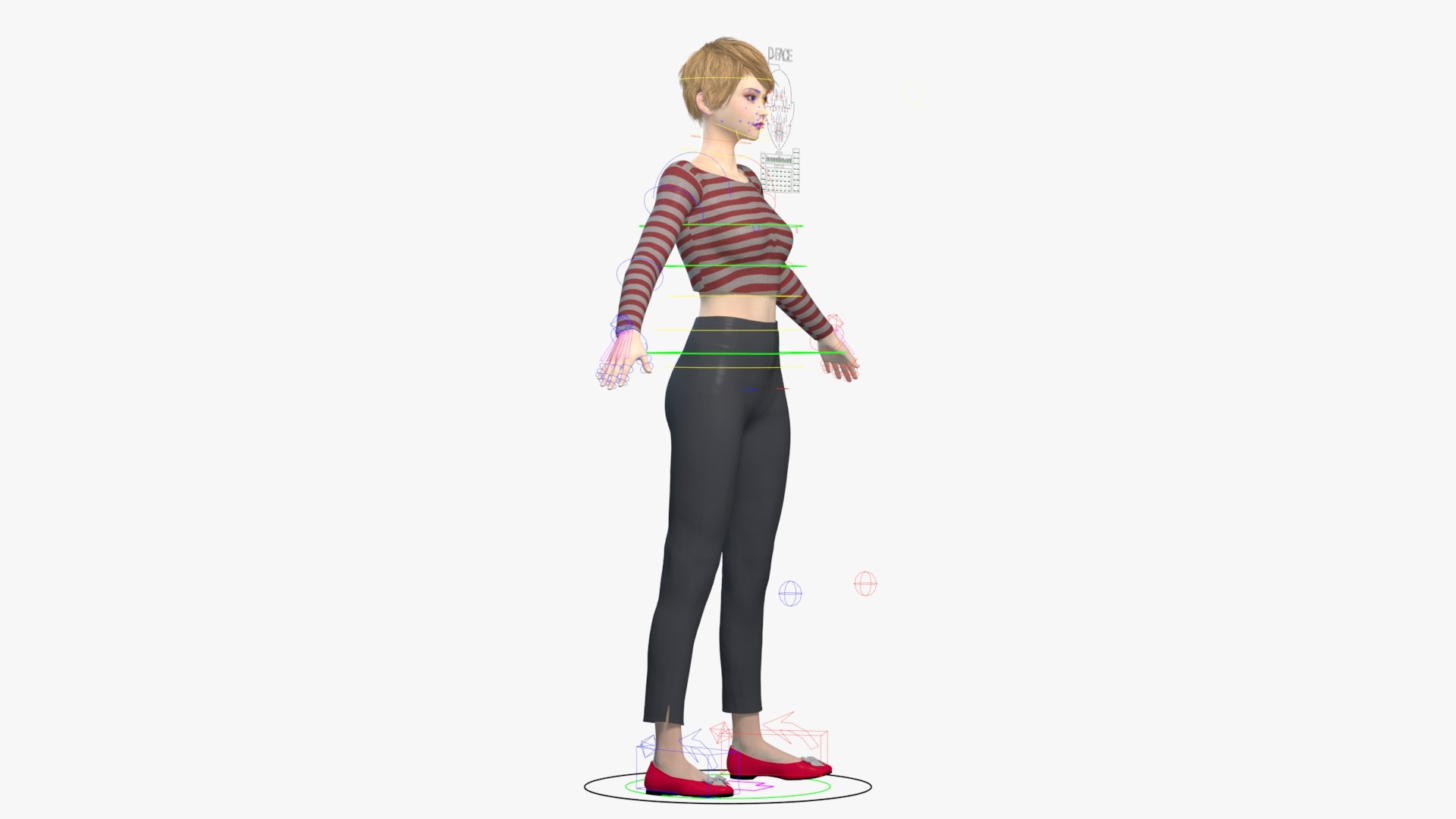 Female Rigged 3D Model - TurboSquid 1709697