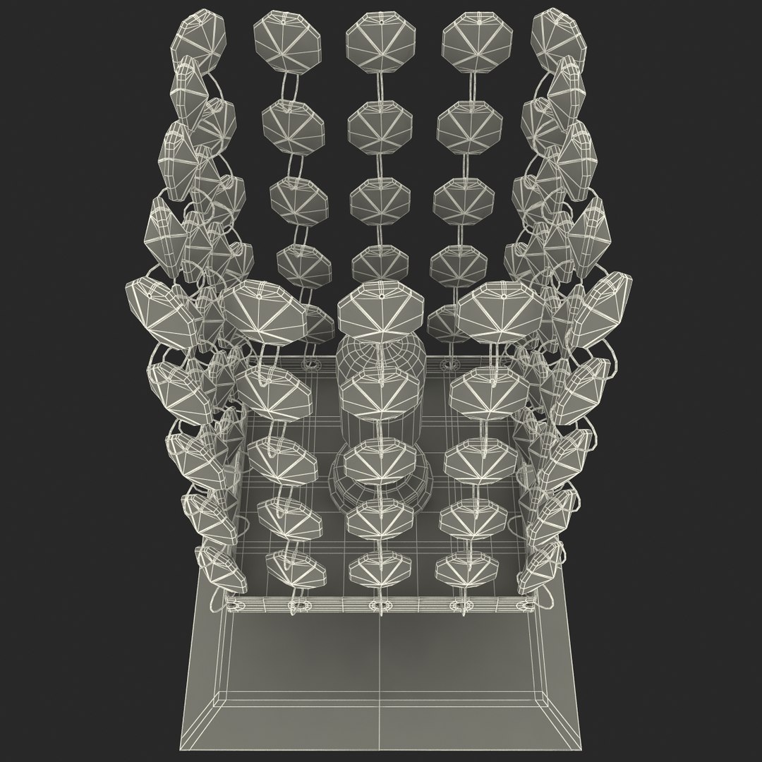 3d Model Crystal Pendant Chandelier