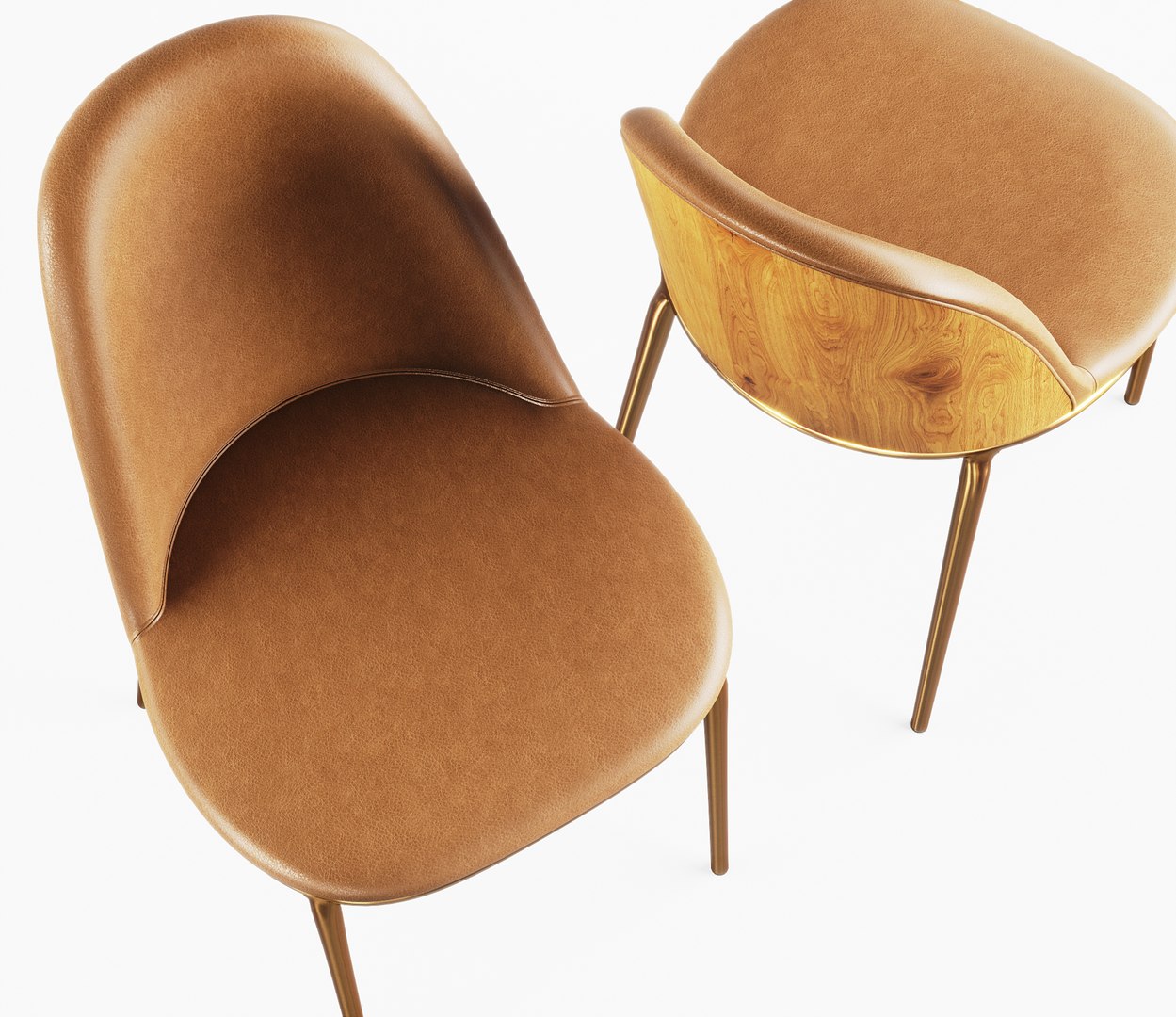 3D Lea Side Chair Model - TurboSquid 1839456