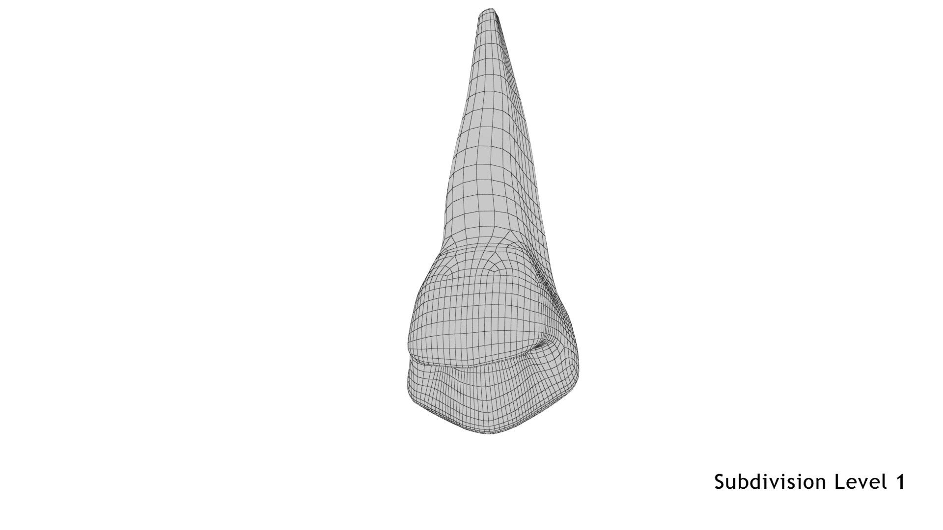 3D human teeth upper second - TurboSquid 1518339