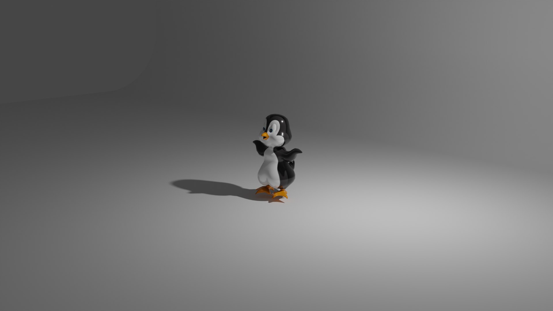 3D Penguin Cartoon - TurboSquid 2222295
