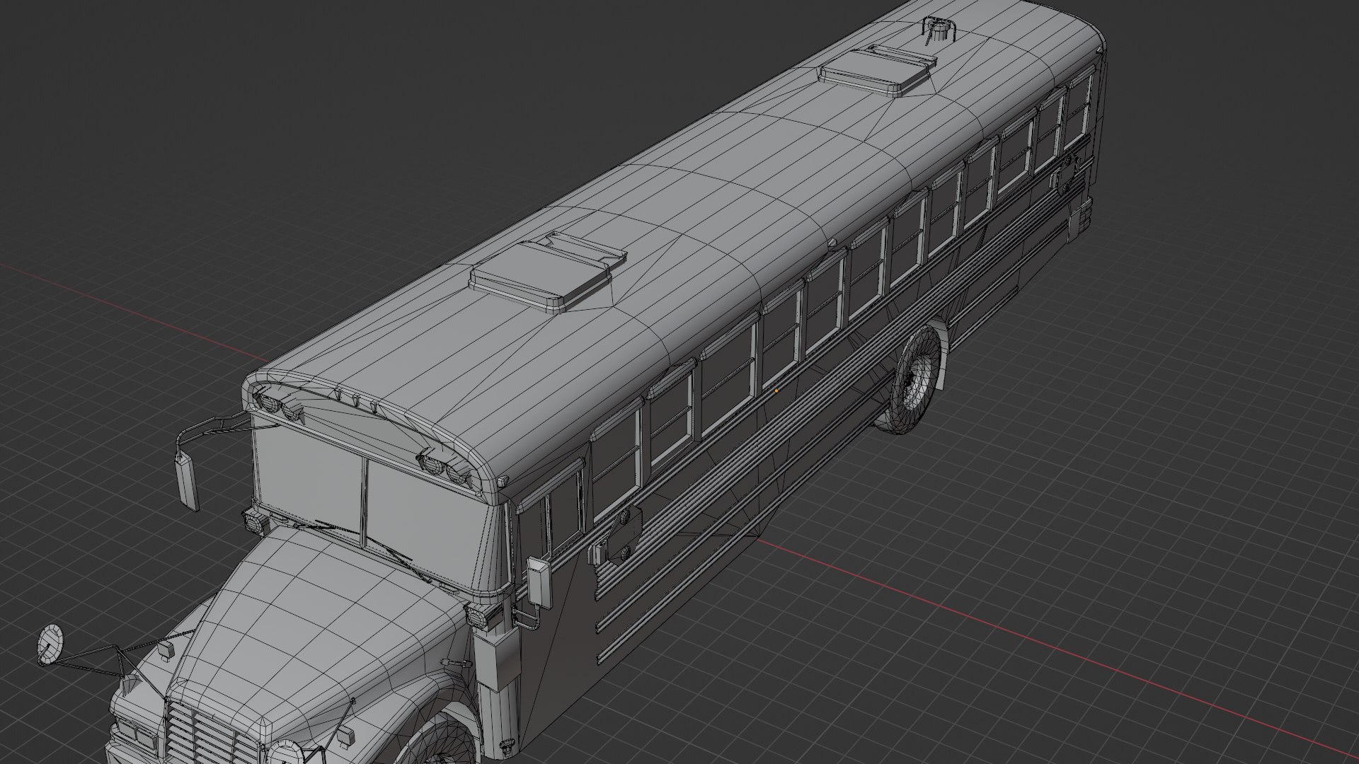 3D Model School Bus - TurboSquid 2280395