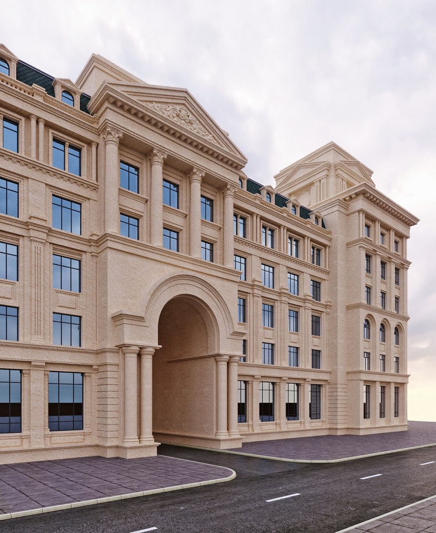 Classical Building 3D Model - TurboSquid 1286372