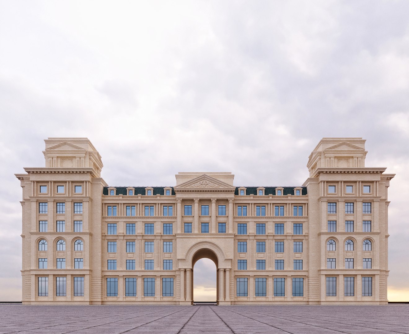 Classical Building 3D Model - TurboSquid 1286372