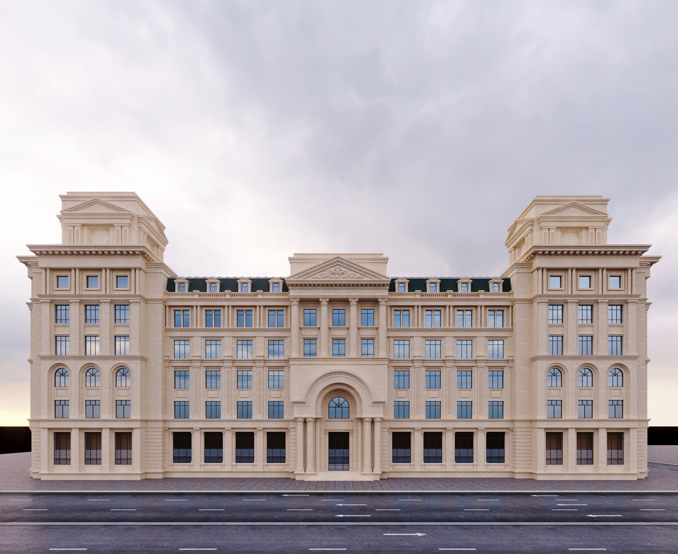 Classical Building 3D Model - TurboSquid 1286372