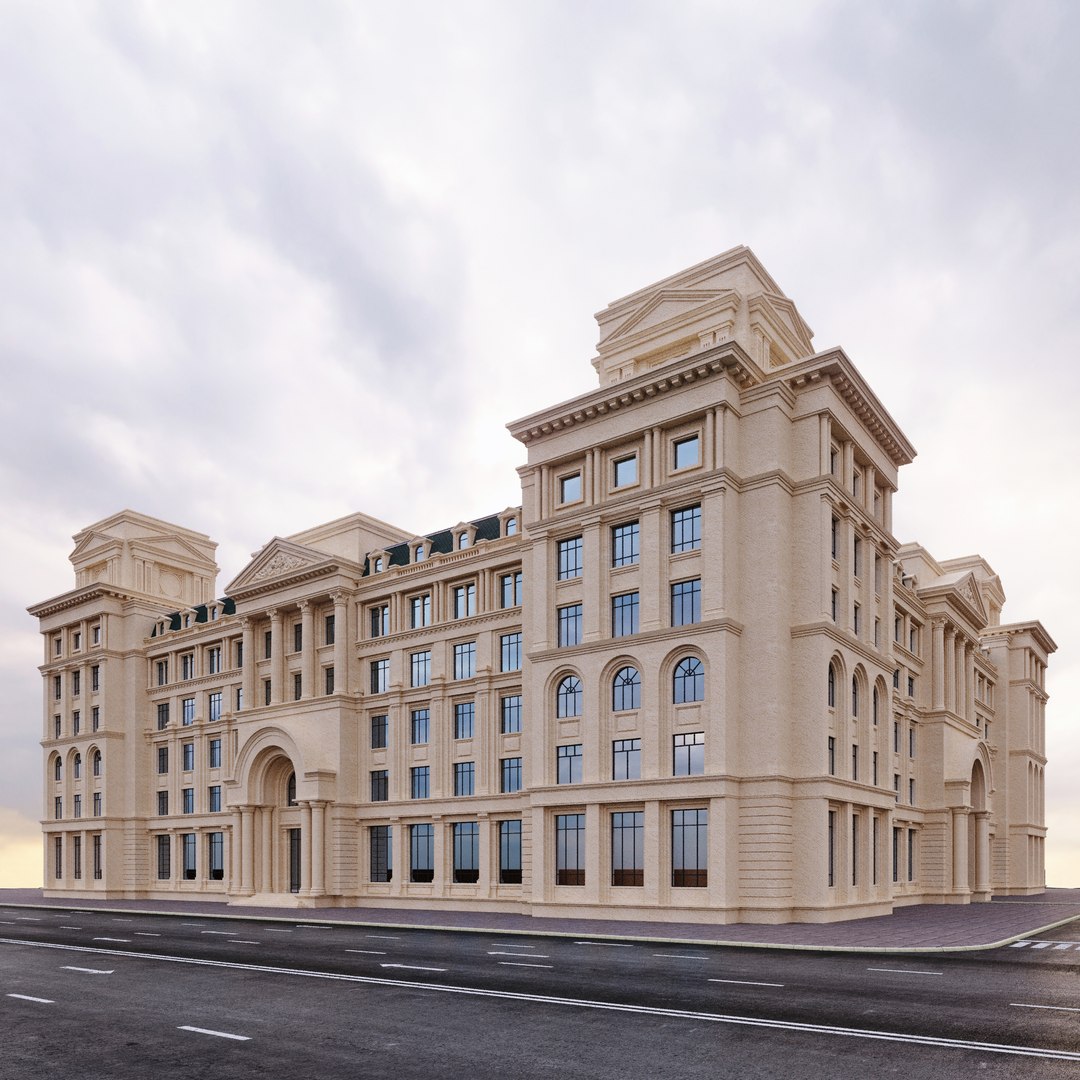 Classical Building 3D Model - TurboSquid 1286372