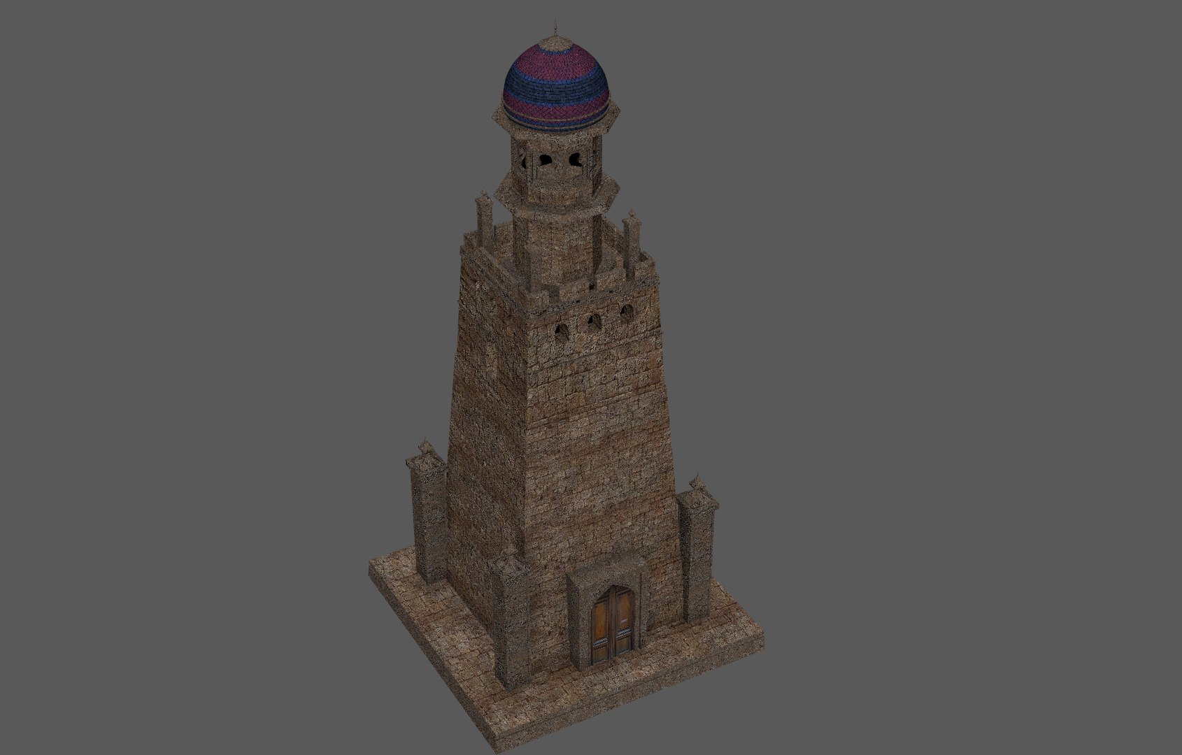 3D Fantasy Arab Guard Tower - TurboSquid 1859185