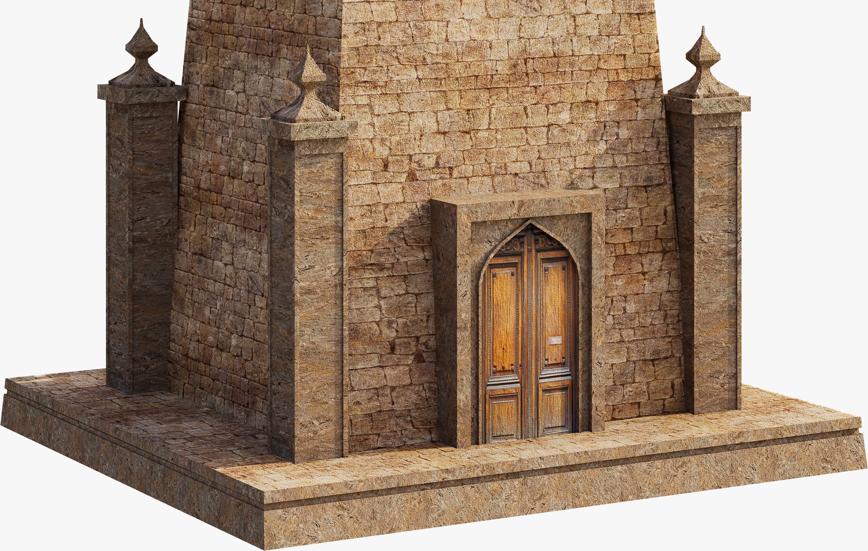3D Fantasy Arab Guard Tower - TurboSquid 1859185